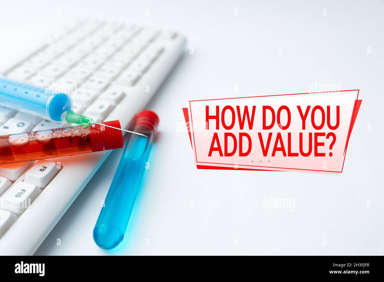 Text showing inspiration How Do You Add Value Question. Business ...