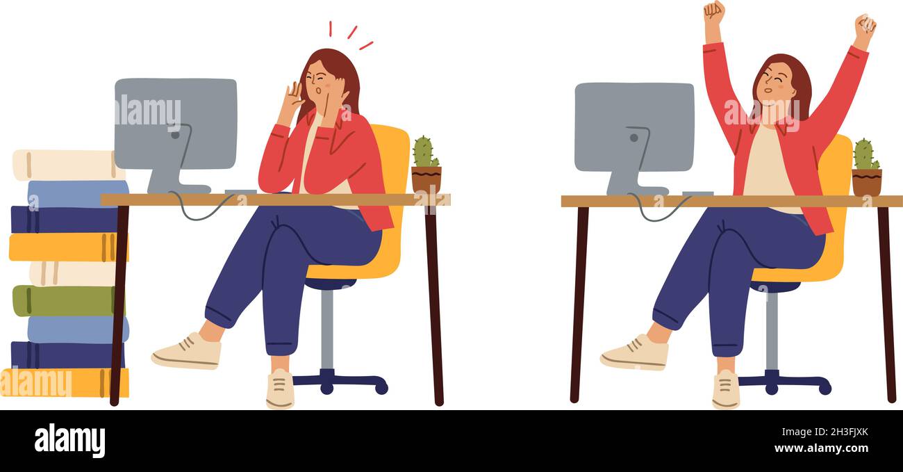 Angry Employee Computer