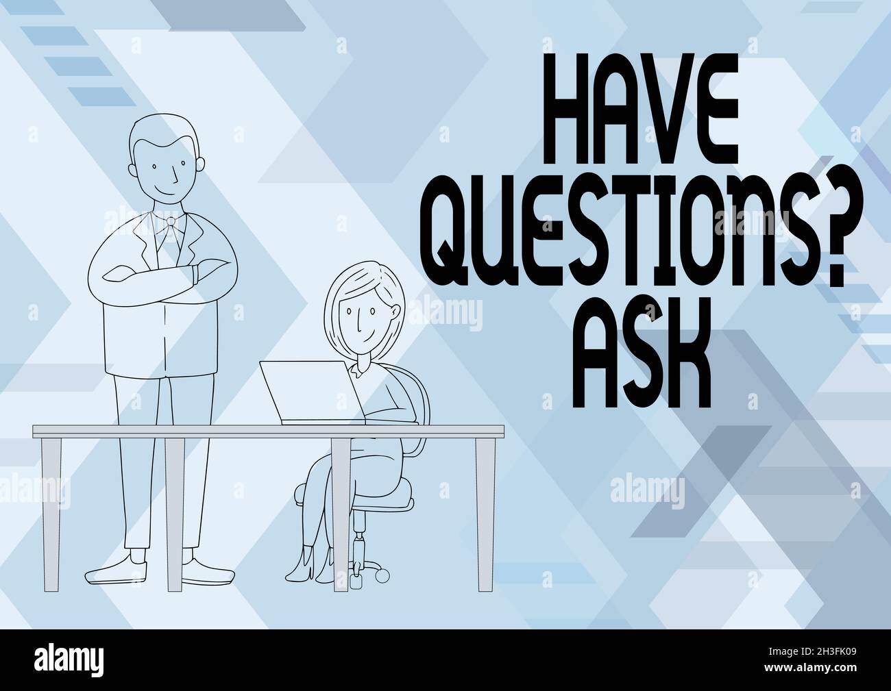 Hand writing sign Have Questionsquestion Ask. Business concept ...