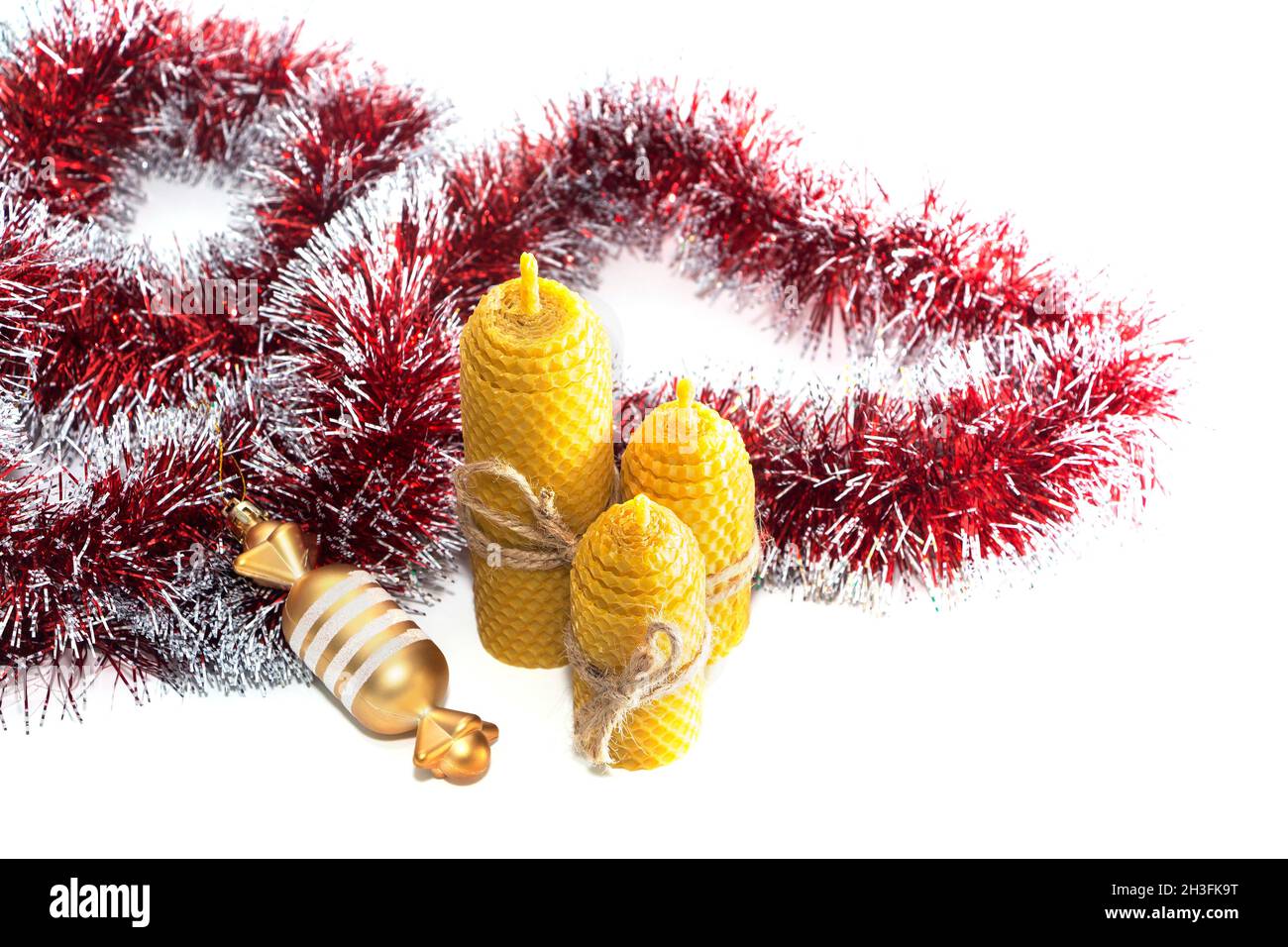 Christmas tree burning new Cut Out Stock Images & Pictures - Alamy