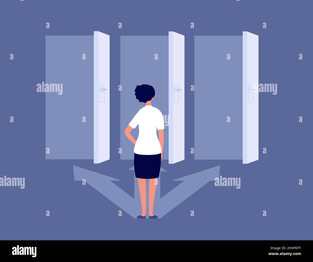 Making the right choices Stock Vector Images - Alamy