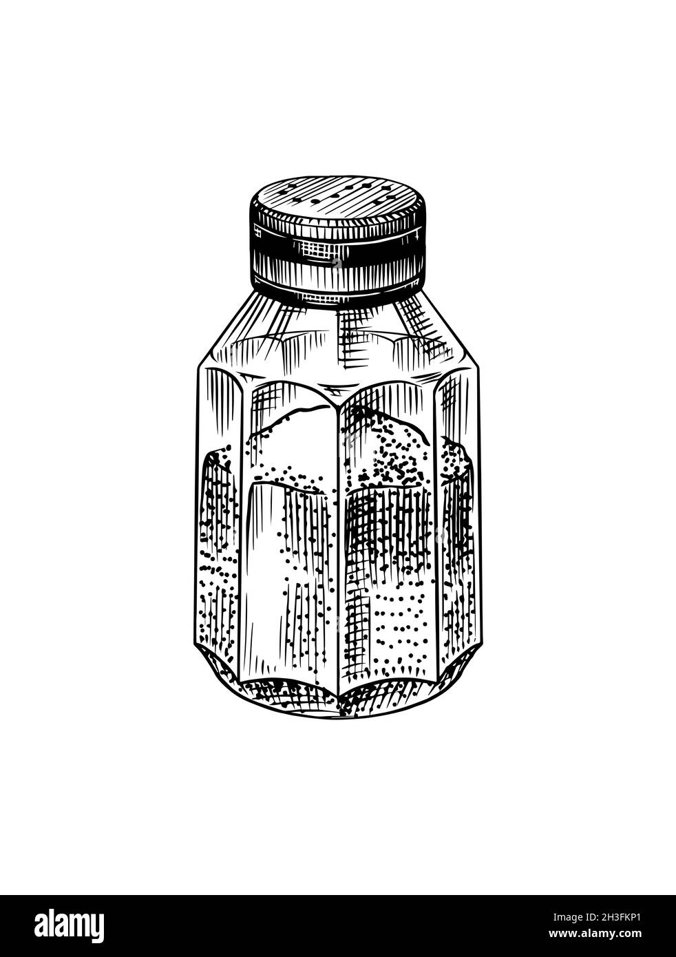 Salt Shaker Sketch How To Draw A Salt Shaker