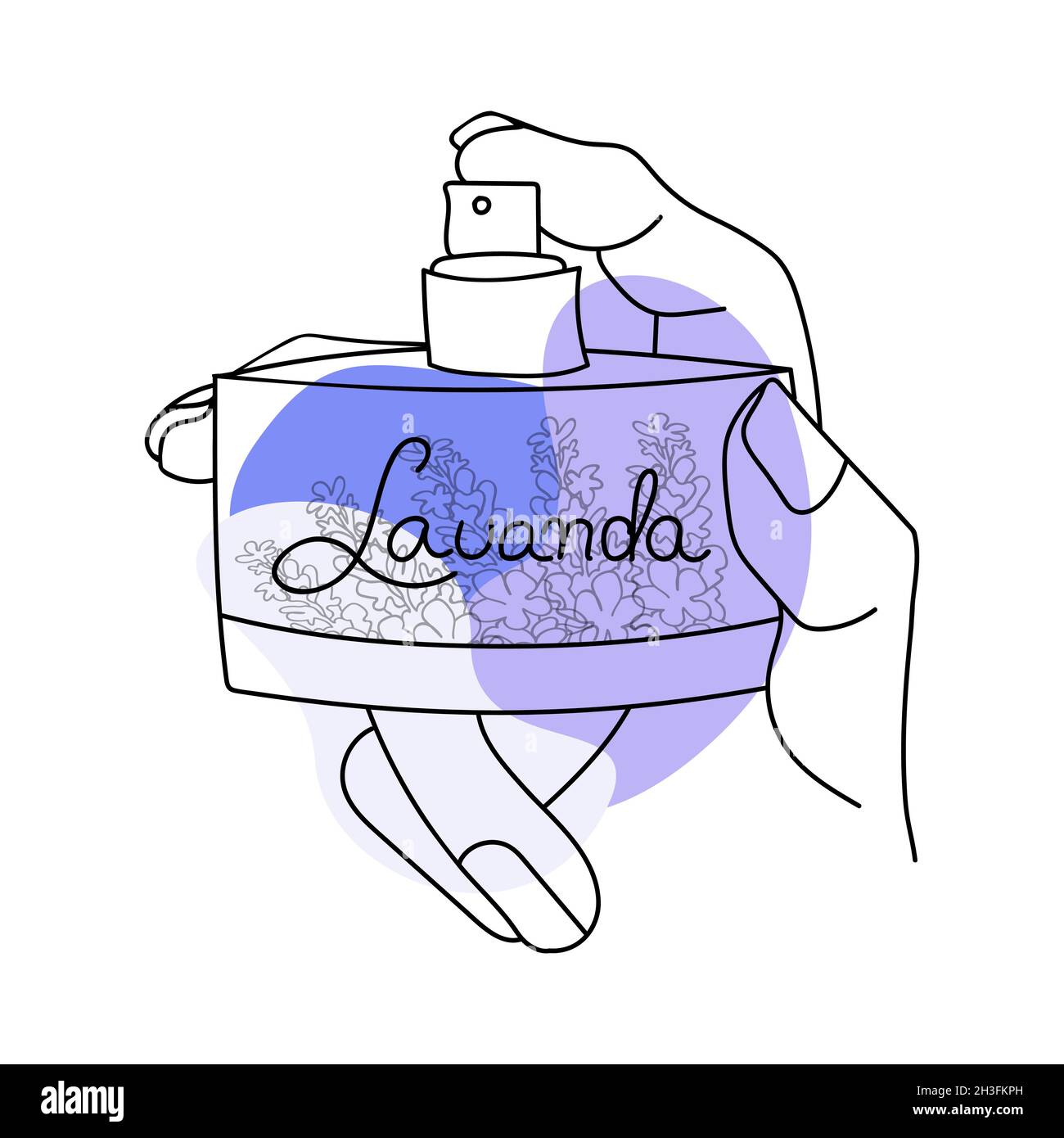 Bottle perfume illustration vector Stock Vector Images - Alamy