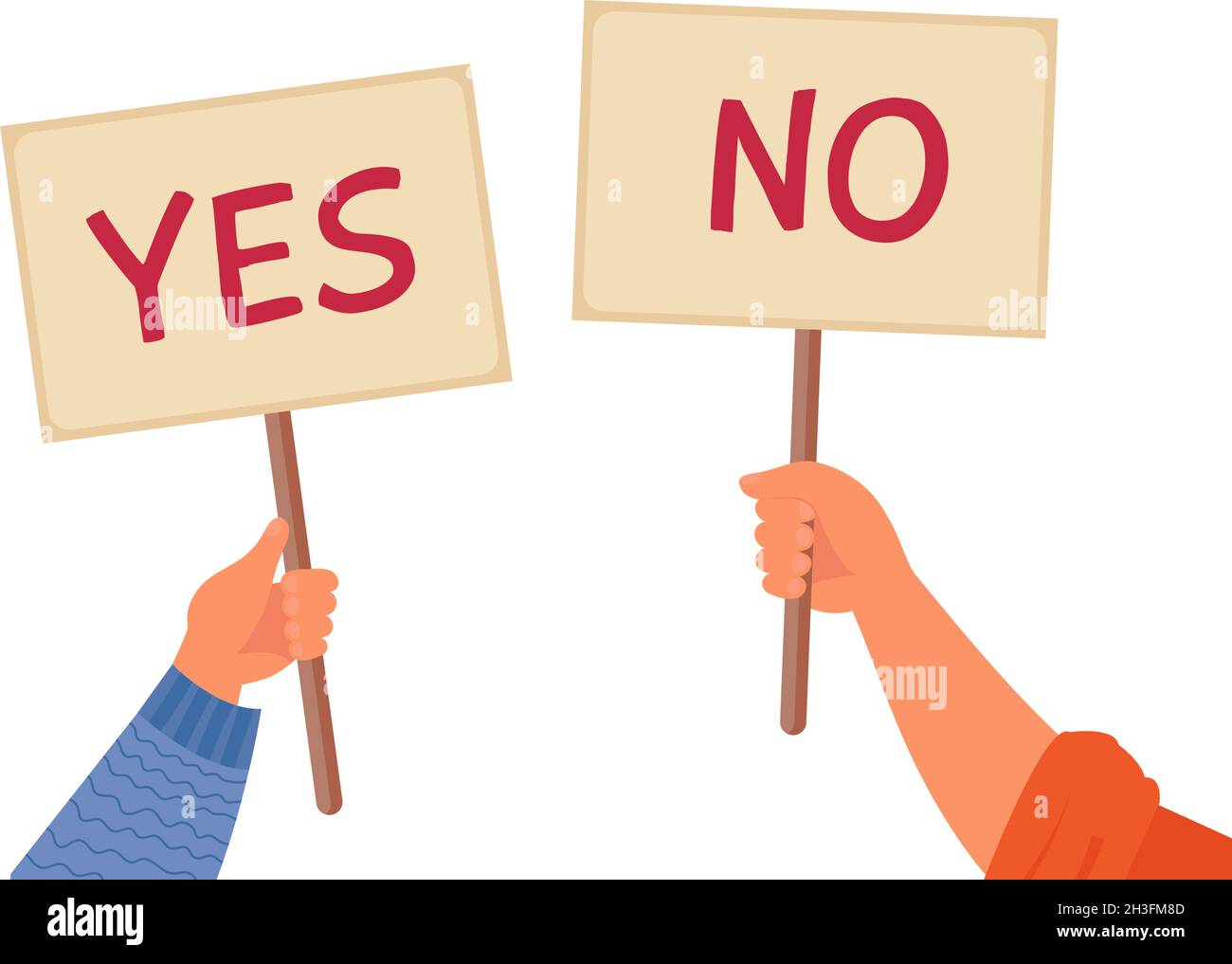 Yes or no Stock Vector Images - Alamy