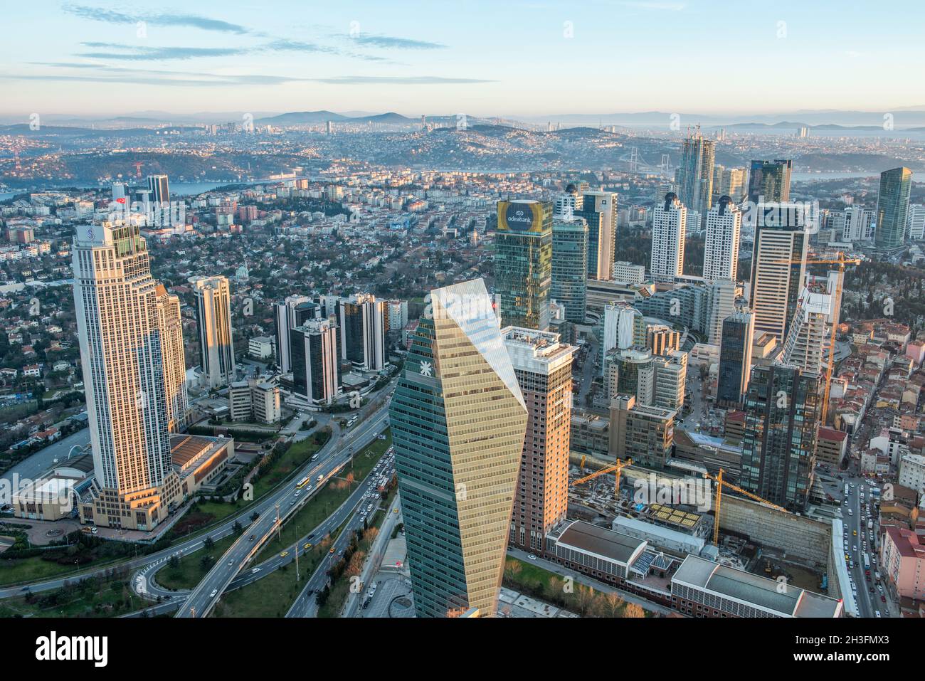 skyscraper view fros istanbul, turkey Stock Photo - Alamy