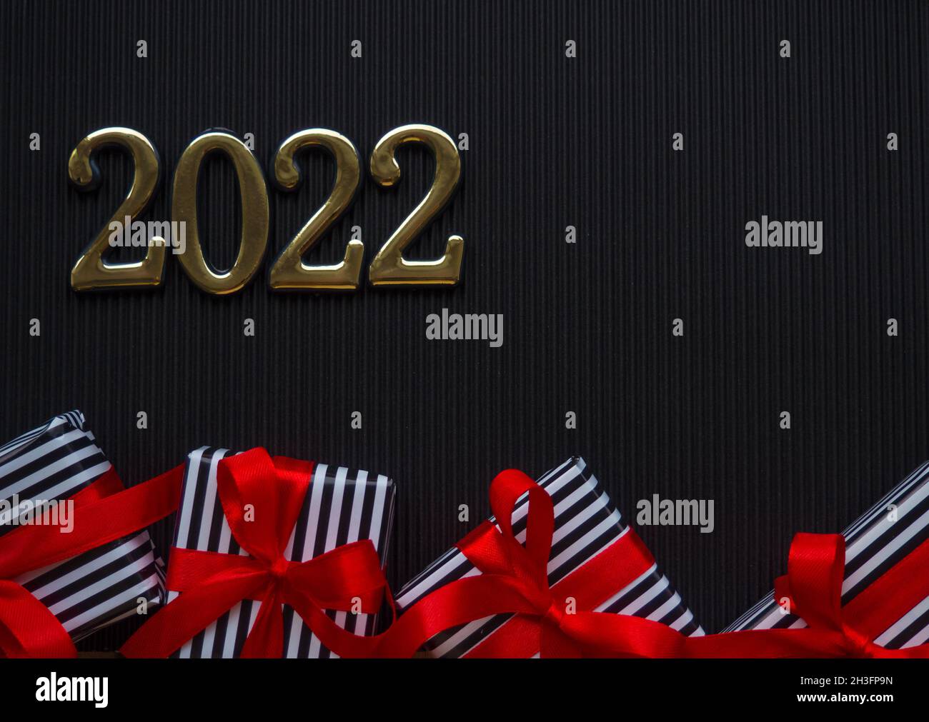 2022 calendar gold black hi-res stock photography and images - Alamy
