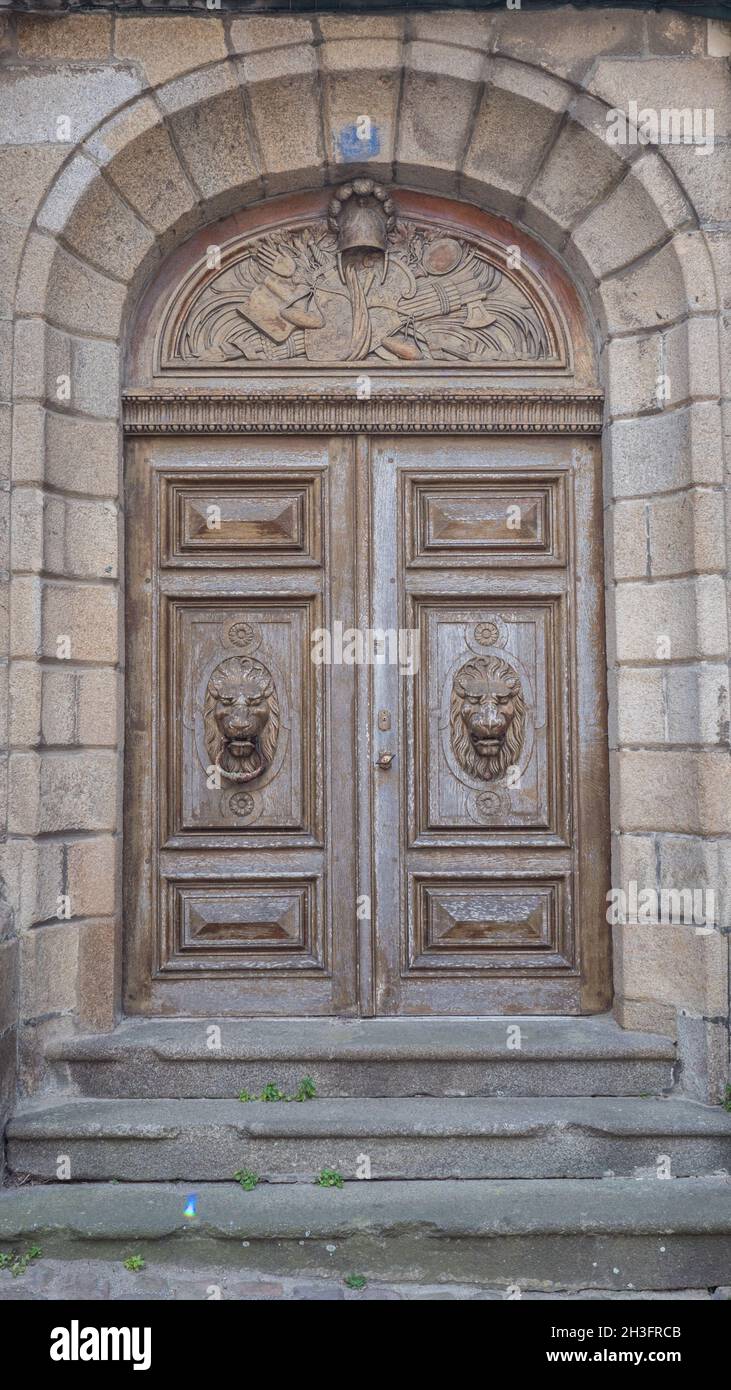 SAINT MALO, FRANCE - Aug 31, 2021: The well preserved and restored rich ...