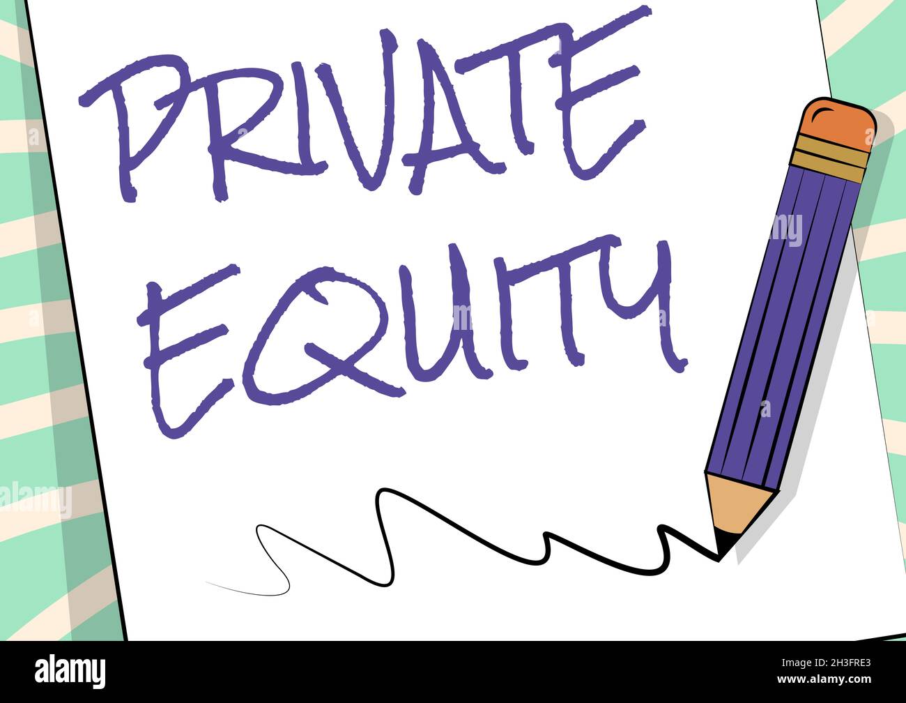 Inspiration showing sign Private Equity. Business showcase Capital that ...