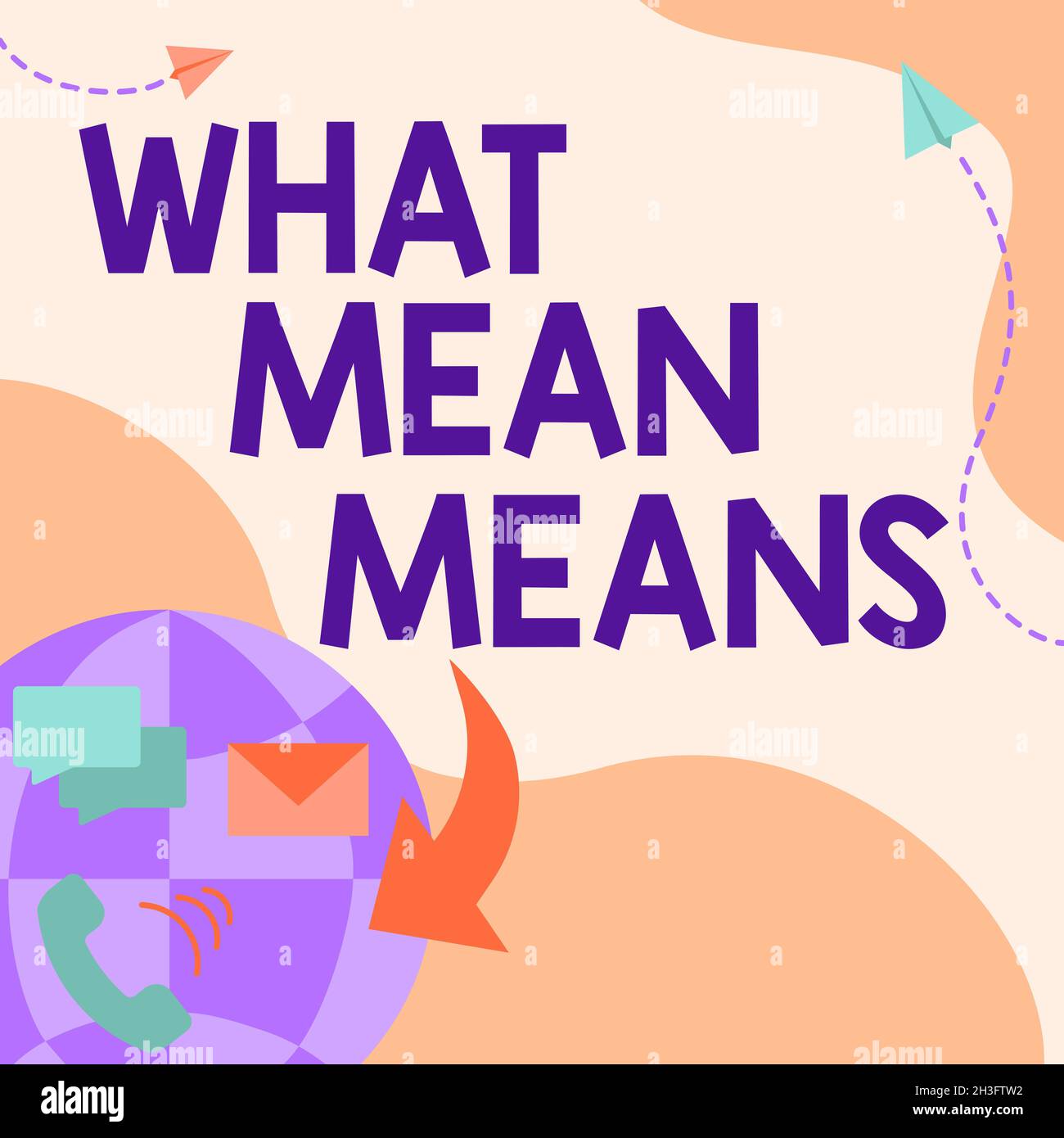 Sign displaying What Does It Means Question. Conceptual photo asking ...