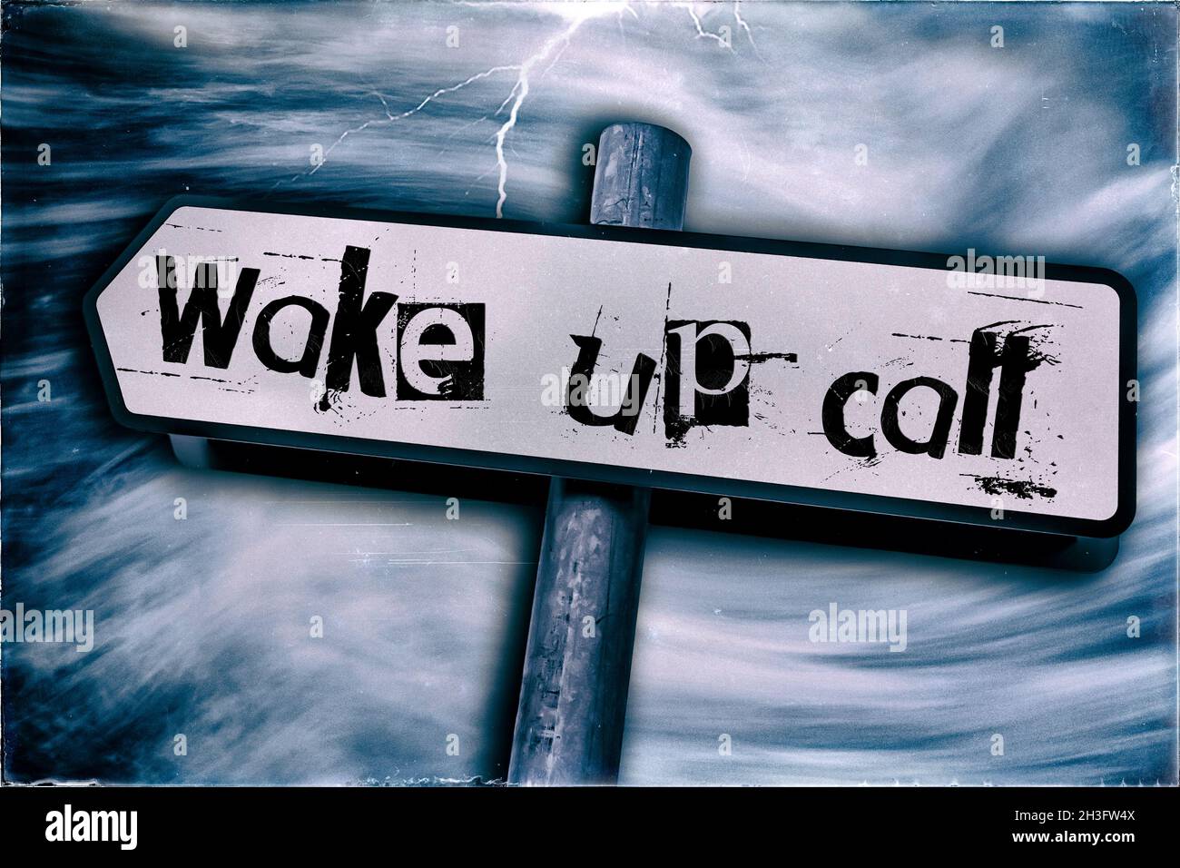 The facts road sign hi-res stock photography and images - Alamy