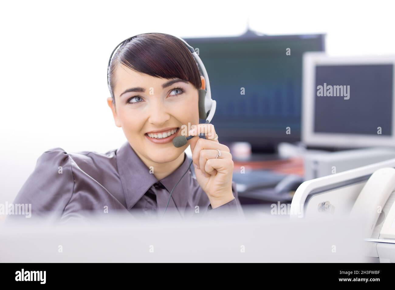 Customer service representative Stock Photo - Alamy