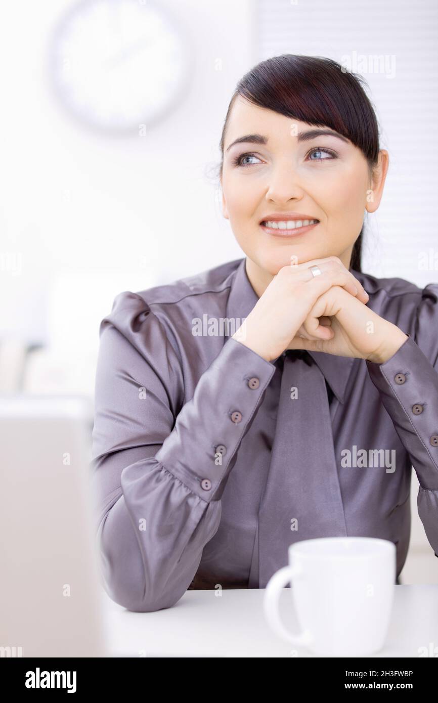 Thinking over coffee Stock Photo - Alamy
