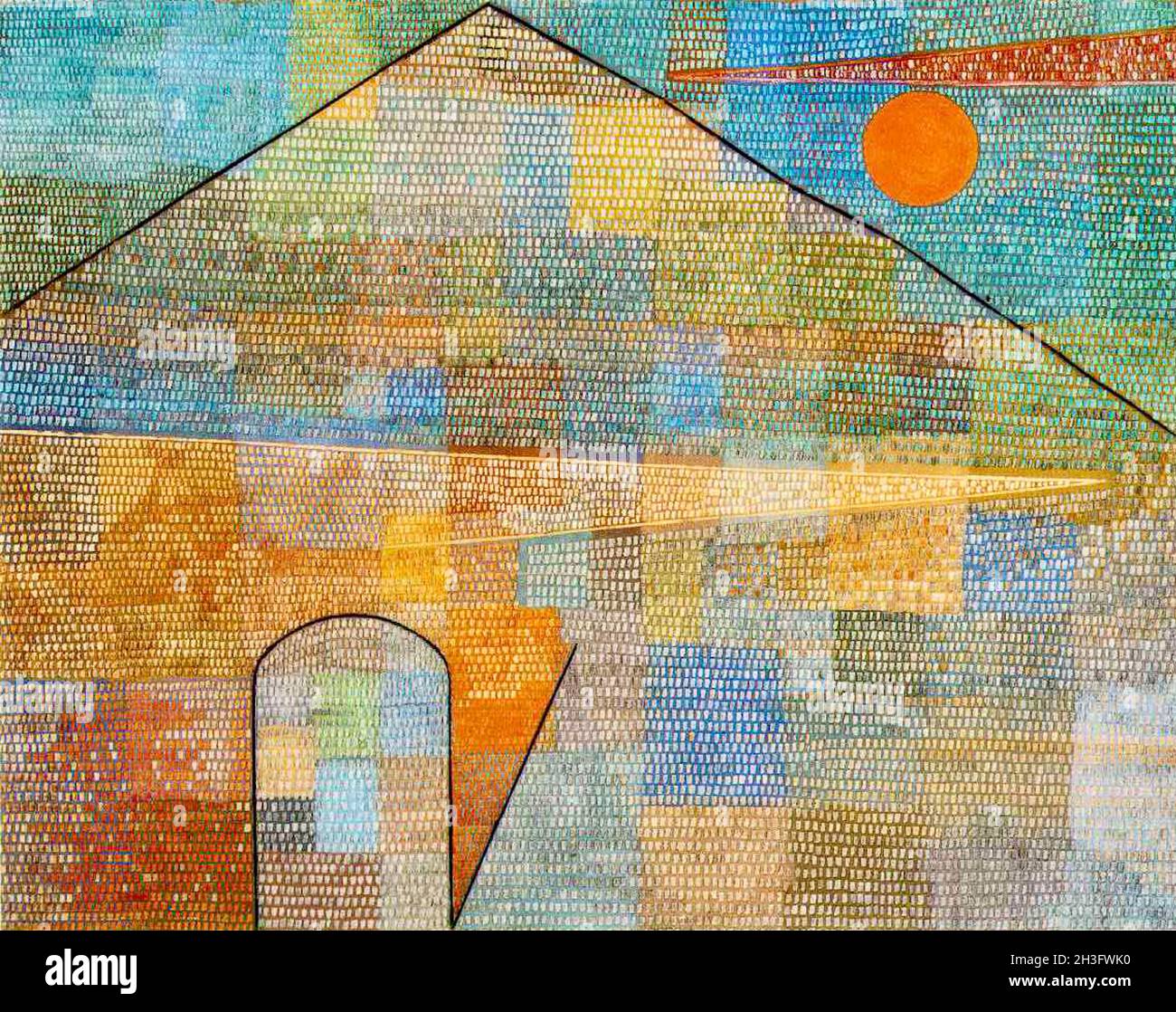 Paul Klee artwork entitled Ad Parnassum Stock Photo - Alamy