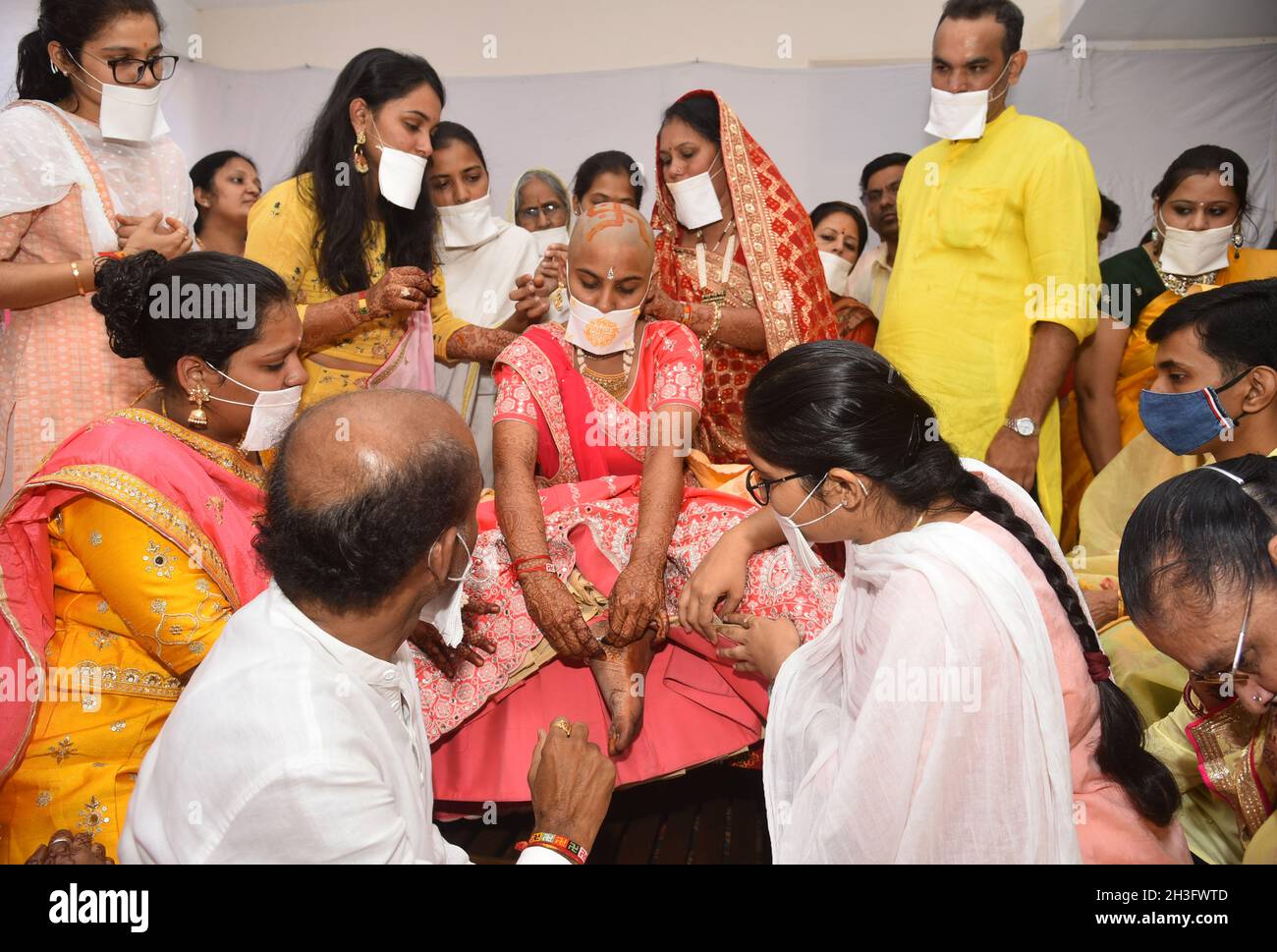 Hair removing ceremony hi-res stock photography and images - Alamy