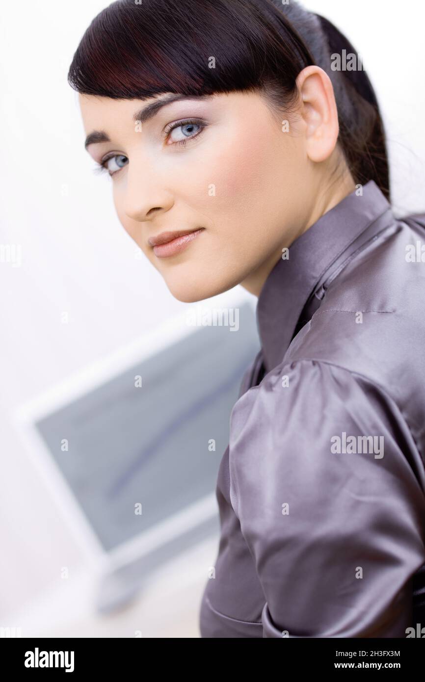 Woman in office wear hi-res stock photography and images - Alamy