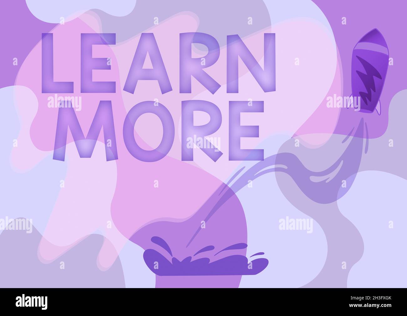 Text showing inspiration Learn More. Concept meaning knowledge or skill ...