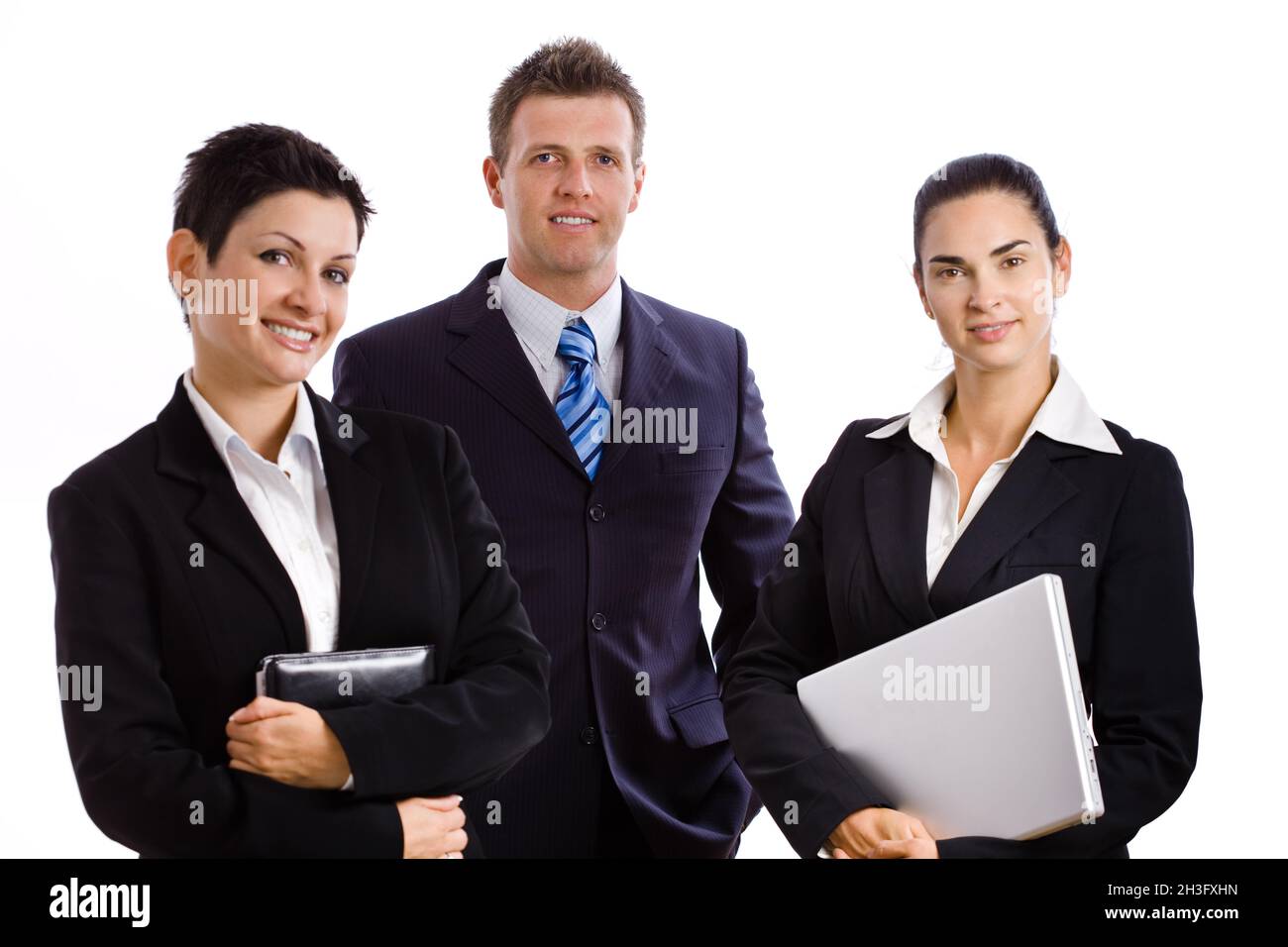Successful business team isolated Stock Photo - Alamy