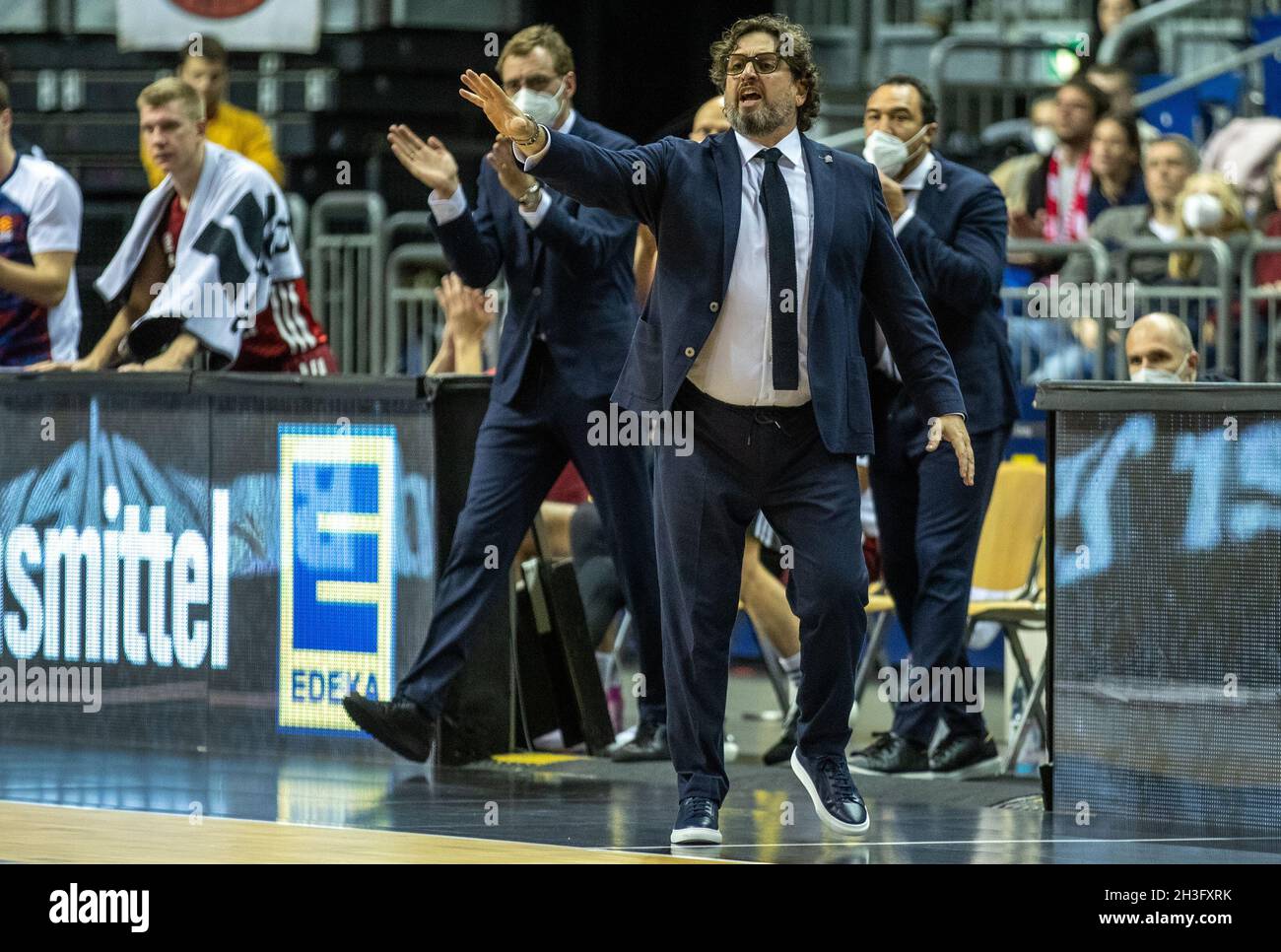 Berlin, Germany. 28th Oct, 2021. Basketball: Euroleague, Alba Berlin ...
