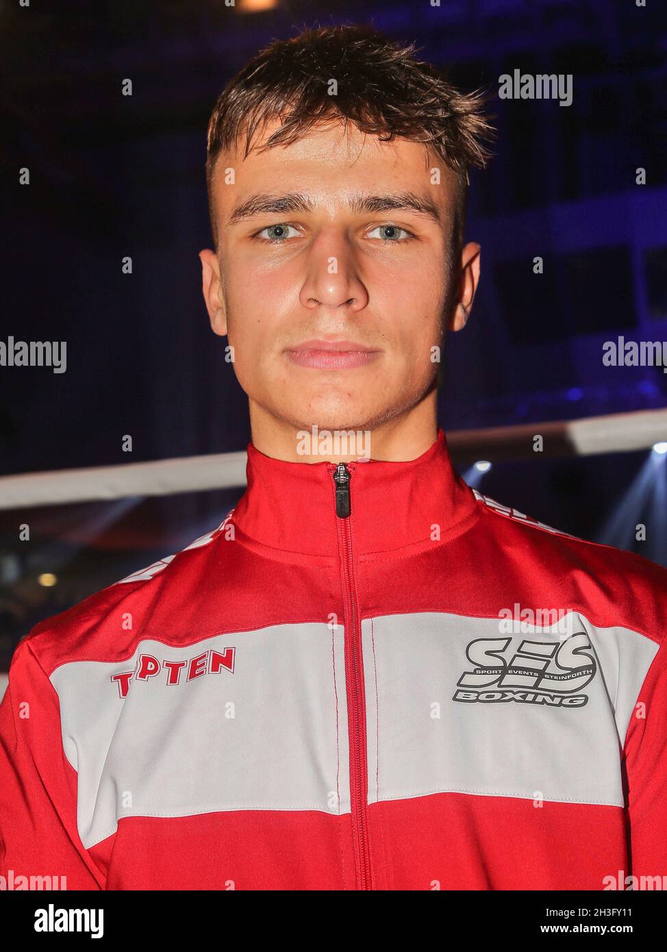 German Middleweight Boxer Max Suske After His Fight At The SES Boxing ...