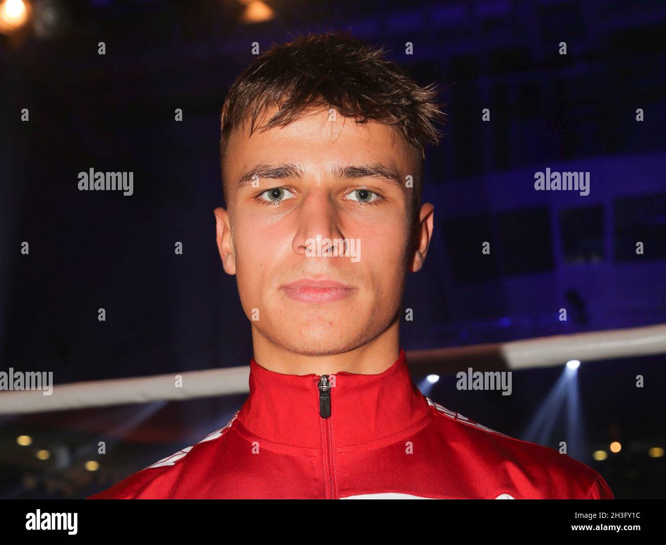 German Middleweight Boxer Max Suske After His Fight At The SES Boxing ...