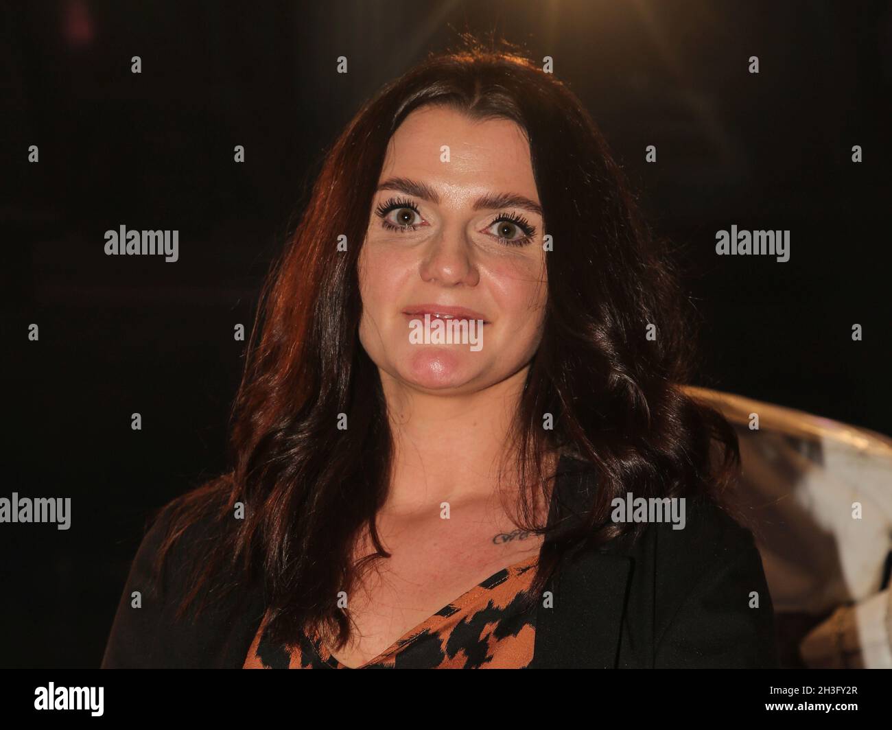 Lena Fress Wife Of Boxer Roman Fress At The SES Boxing Gala On October ...