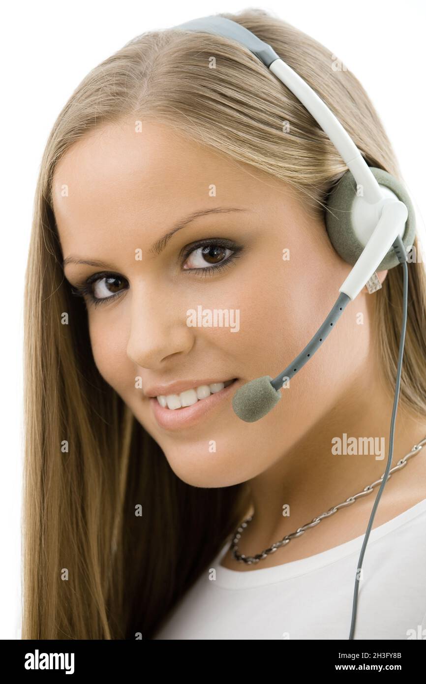 Customer service representative Stock Photo - Alamy