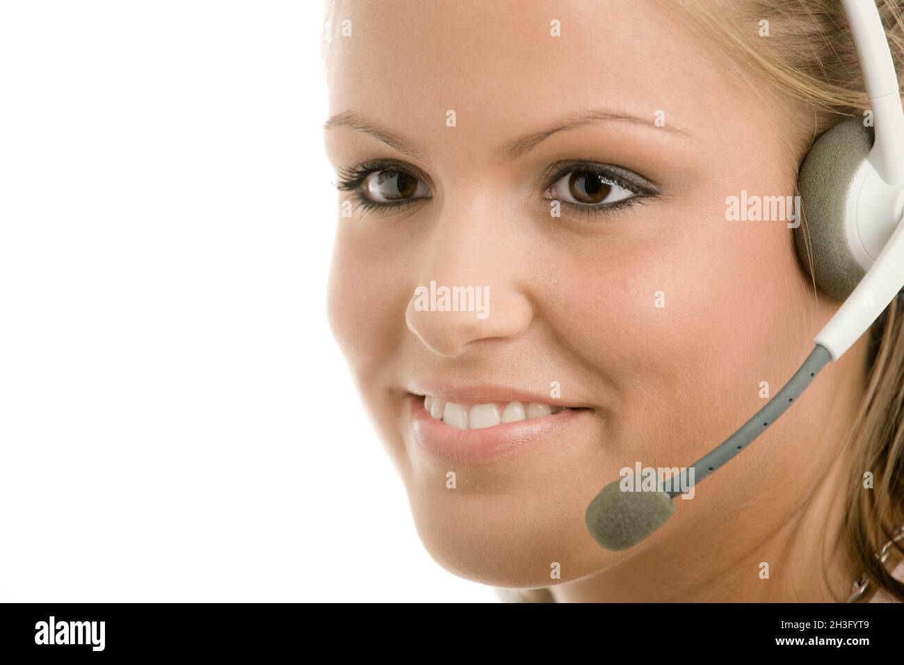 Closeup attractive customer support hi-res stock photography and images ...