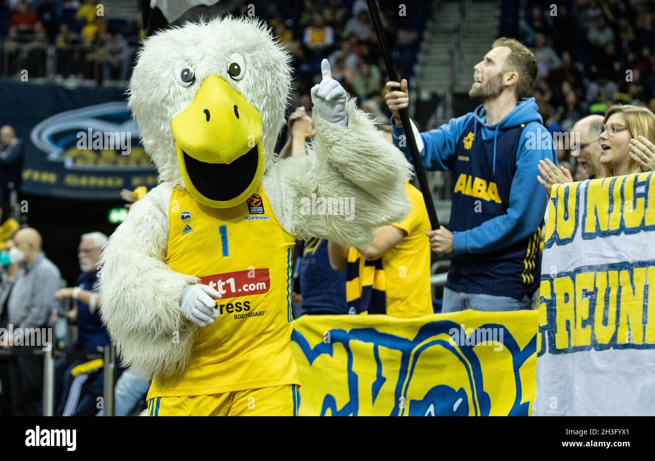 Berlin, Germany. 28th Oct, 2021. Basketball: Euroleague, Alba Berlin ...