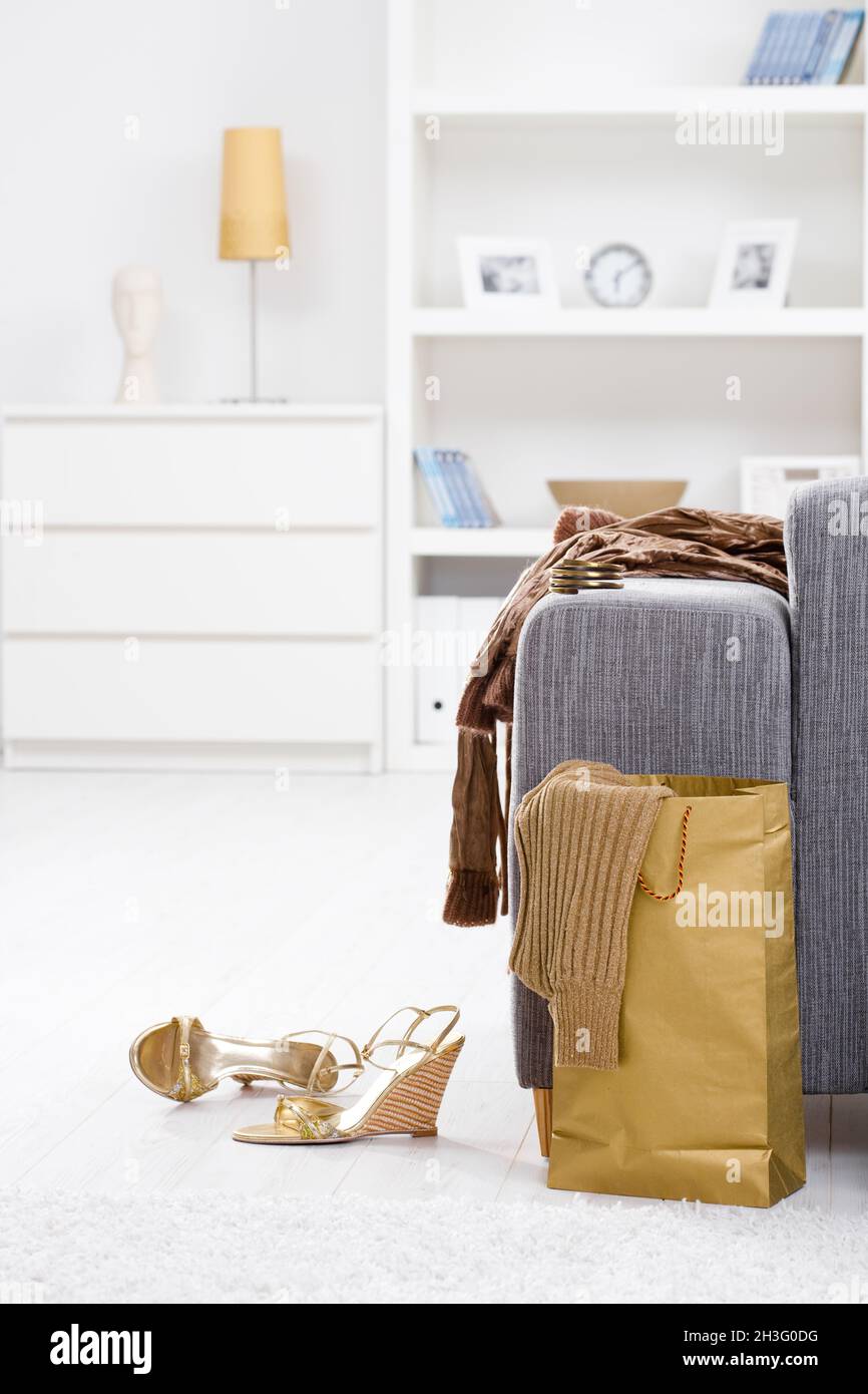 Woman luxury detail living room hi-res stock photography and images - Alamy