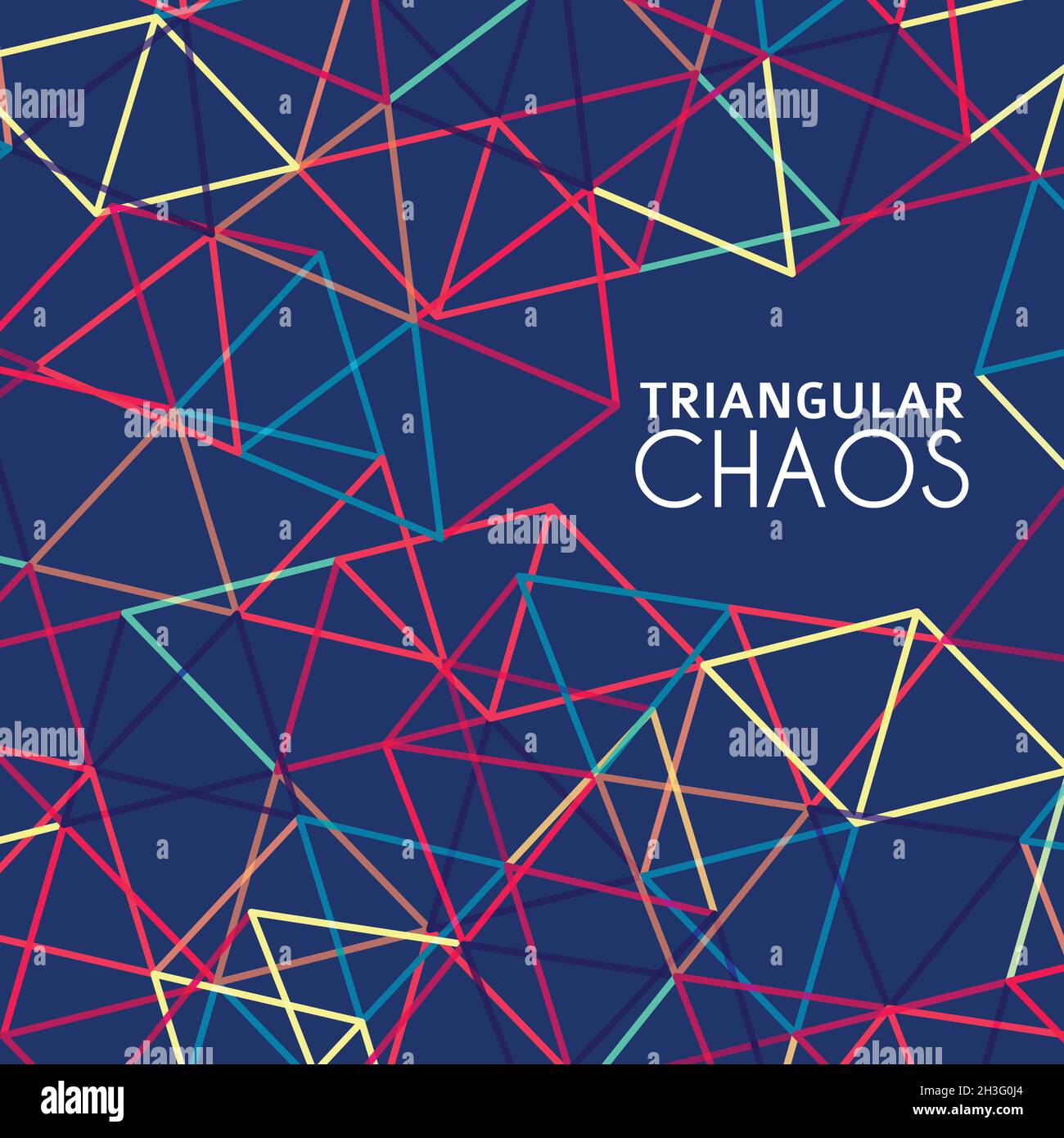 Abstract colorful triangles background hi-res stock photography and ...