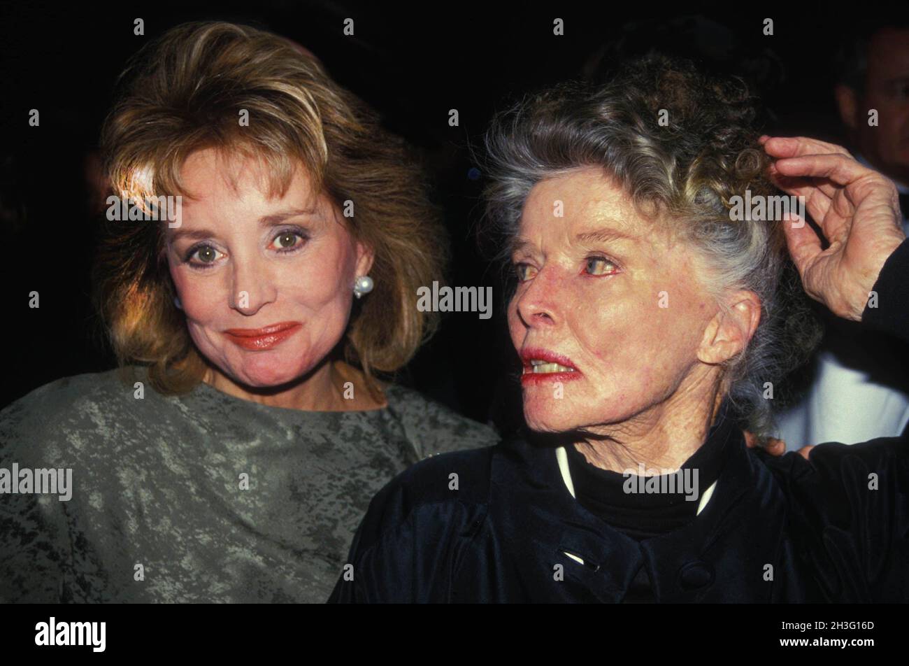 Barbara Walters Kate Hepburn 1988 Photo by Adam Scull/PHOTOlink Stock ...