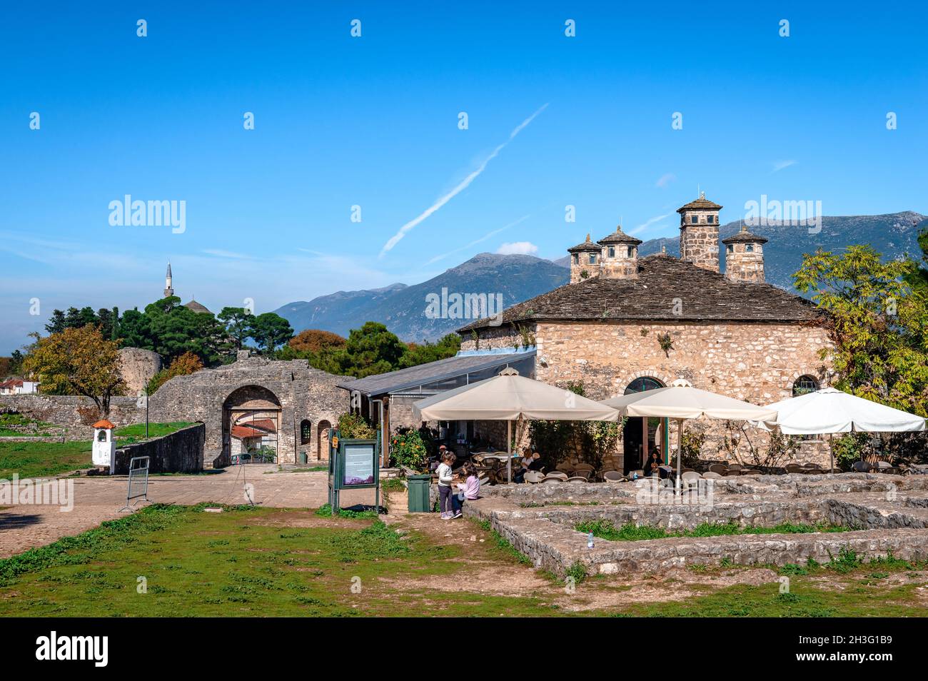 The gate to Its Kale (Inner Acropolis) and the old cook-house, now a ...