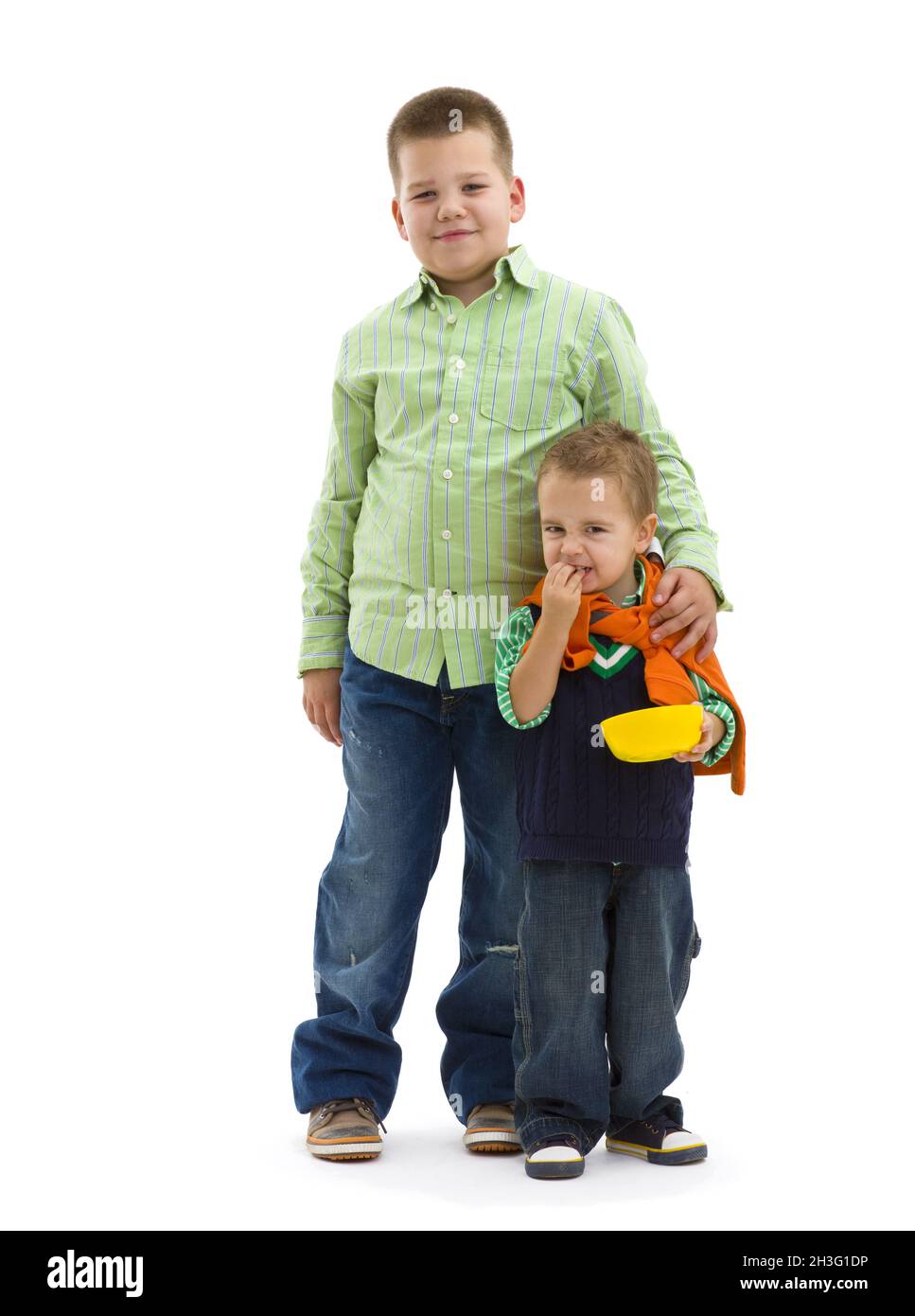 Trendy young brothers Stock Photo - Alamy