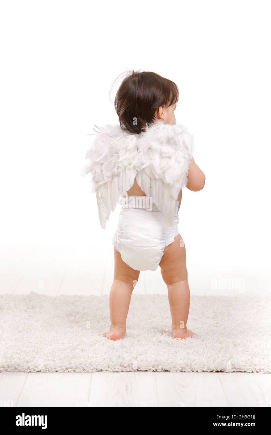 Angel holding head hi-res stock photography and images - Alamy