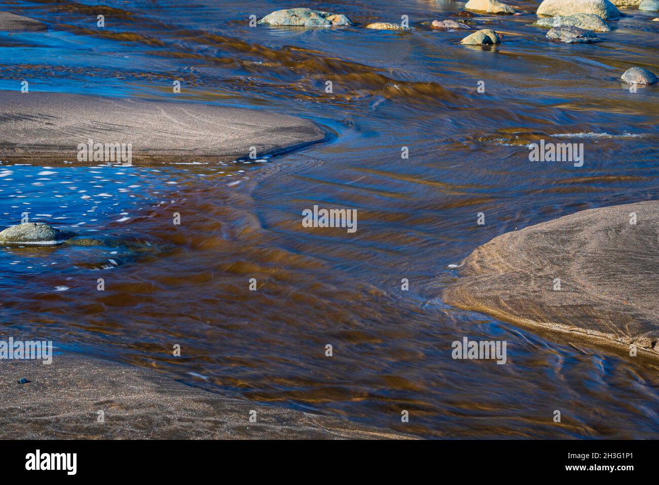 Summer rocks and sand color and river hi-res stock photography and ...