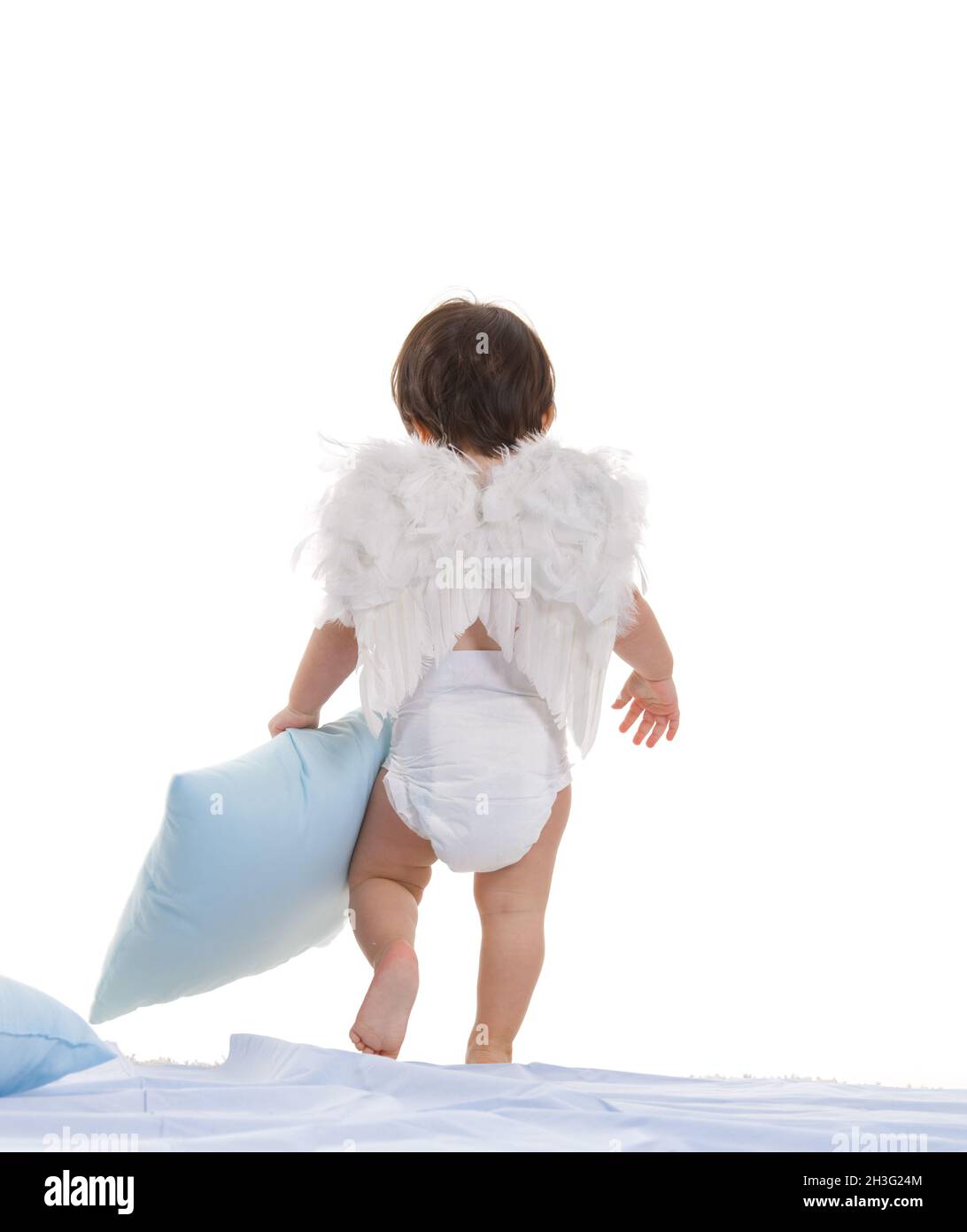Little angel going to sleep Stock Photo - Alamy