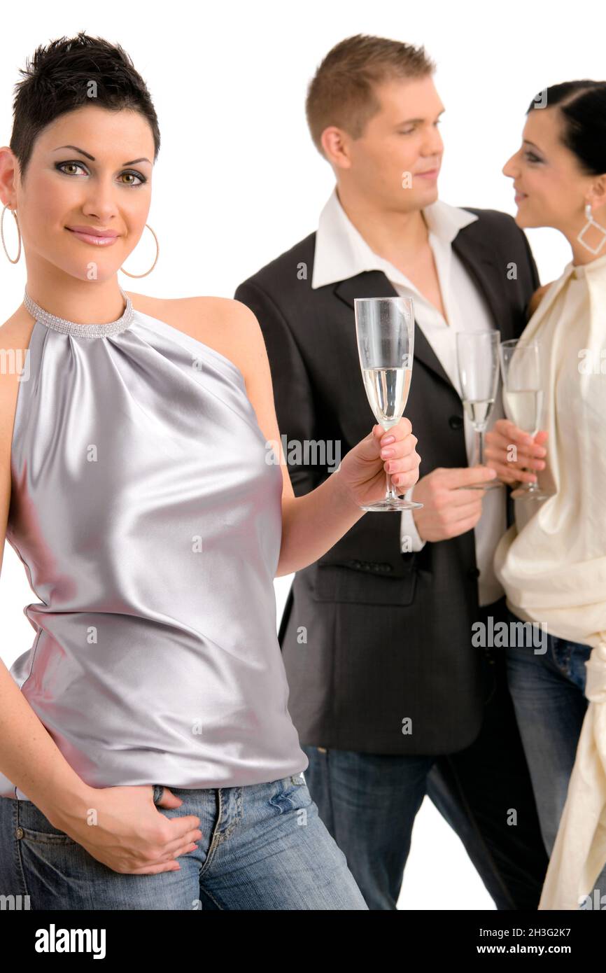 Young people at party Stock Photo - Alamy