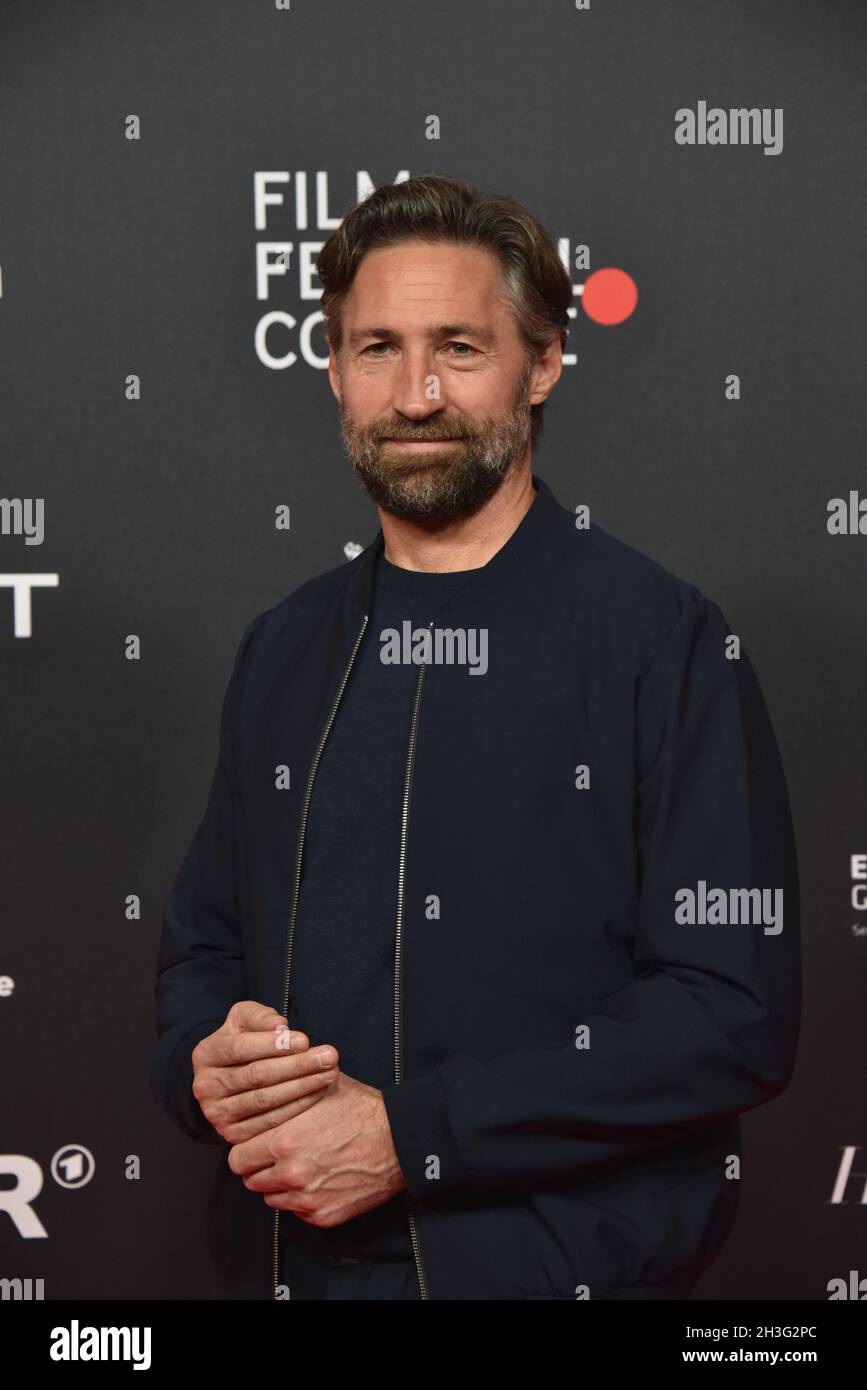 Cologne, Germany. 26th Oct, 2021. Actor Benjamin Sadler arrives for the ...
