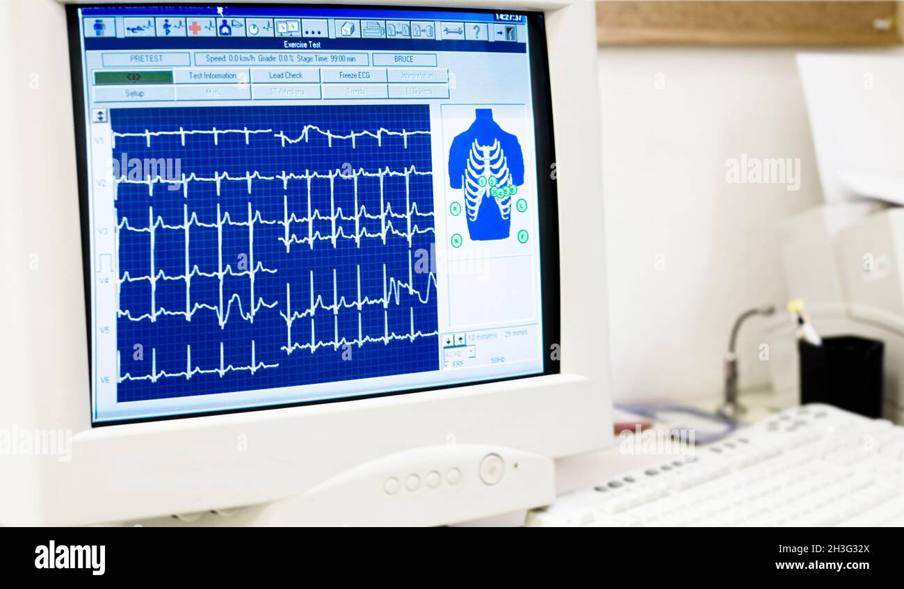 Cardiology office - desk Stock Photo - Alamy