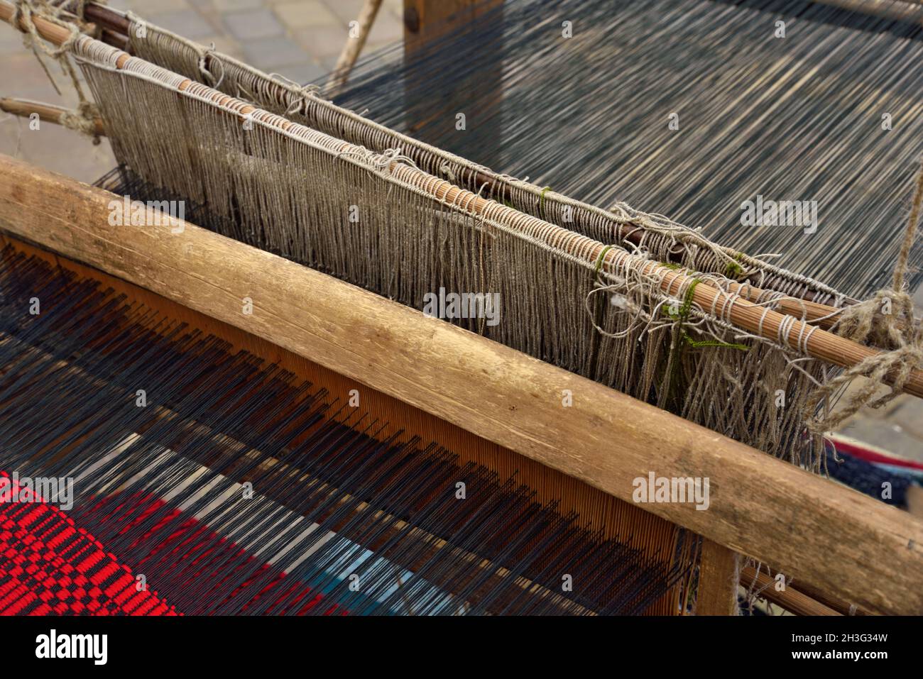 Part of a loom hi-res stock photography and images - Alamy