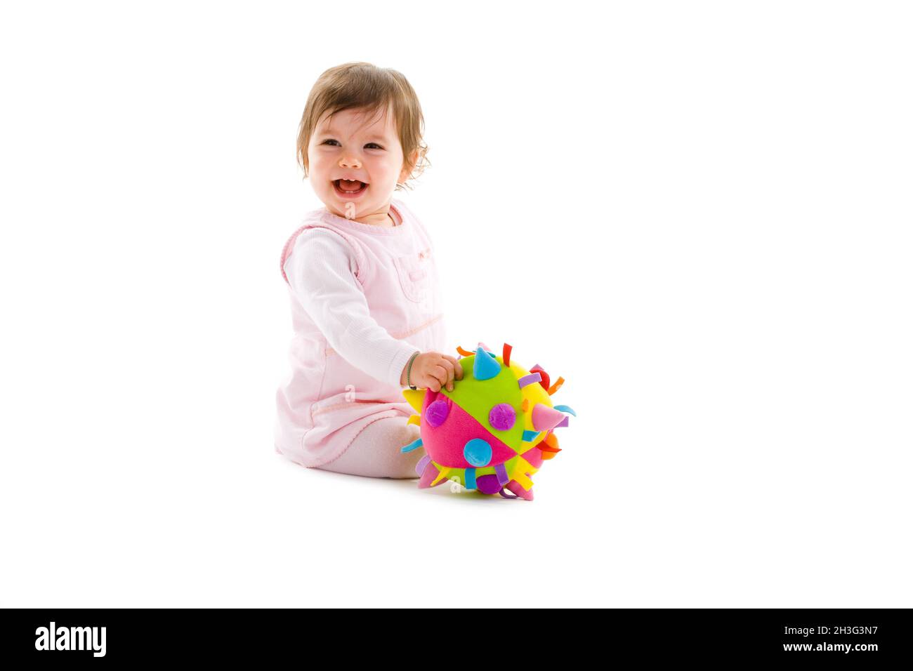 Adorable happy baby girl Cut Out Stock Images & Pictures - Alamy