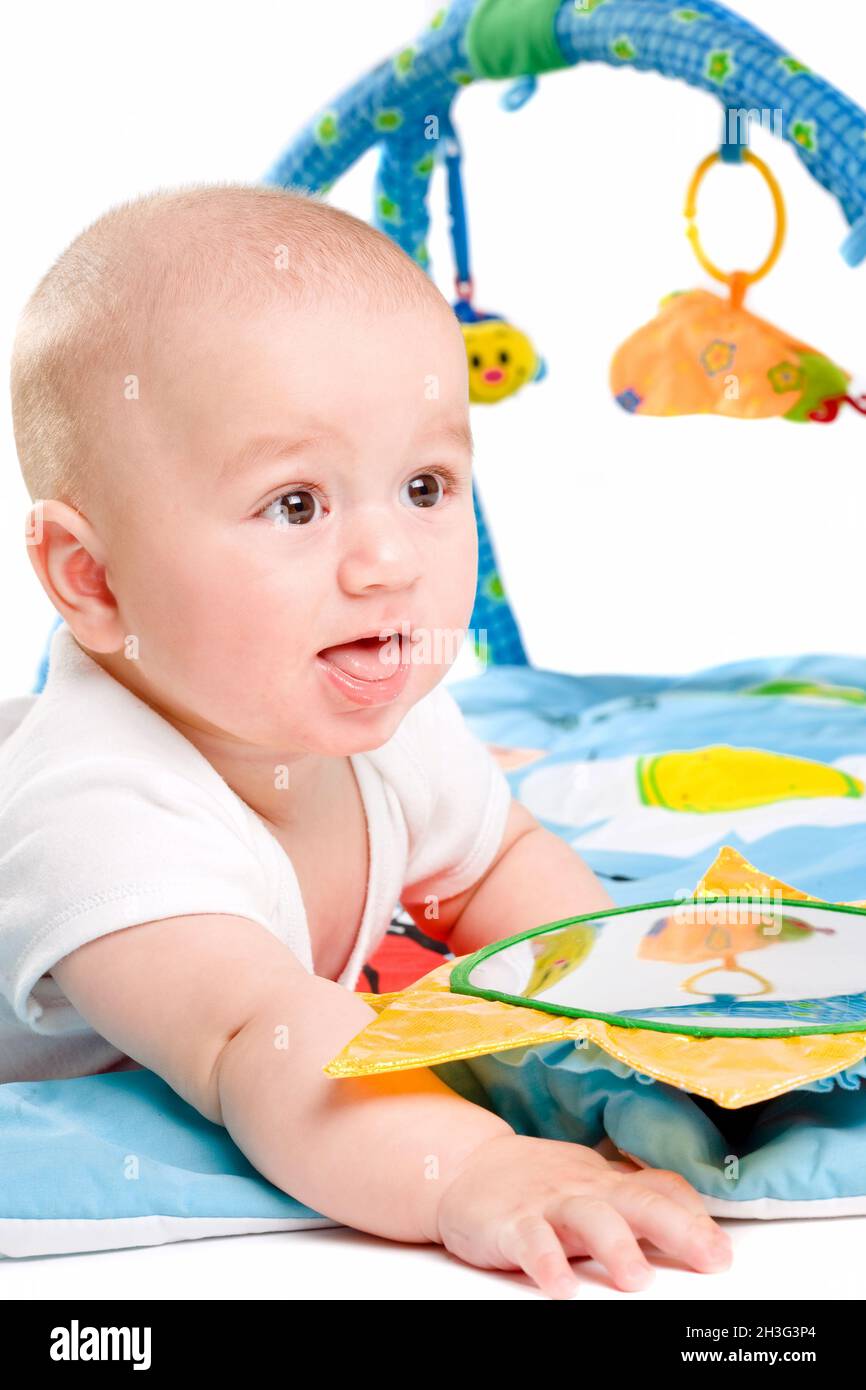 Baby gym isolated Stock Photo - Alamy