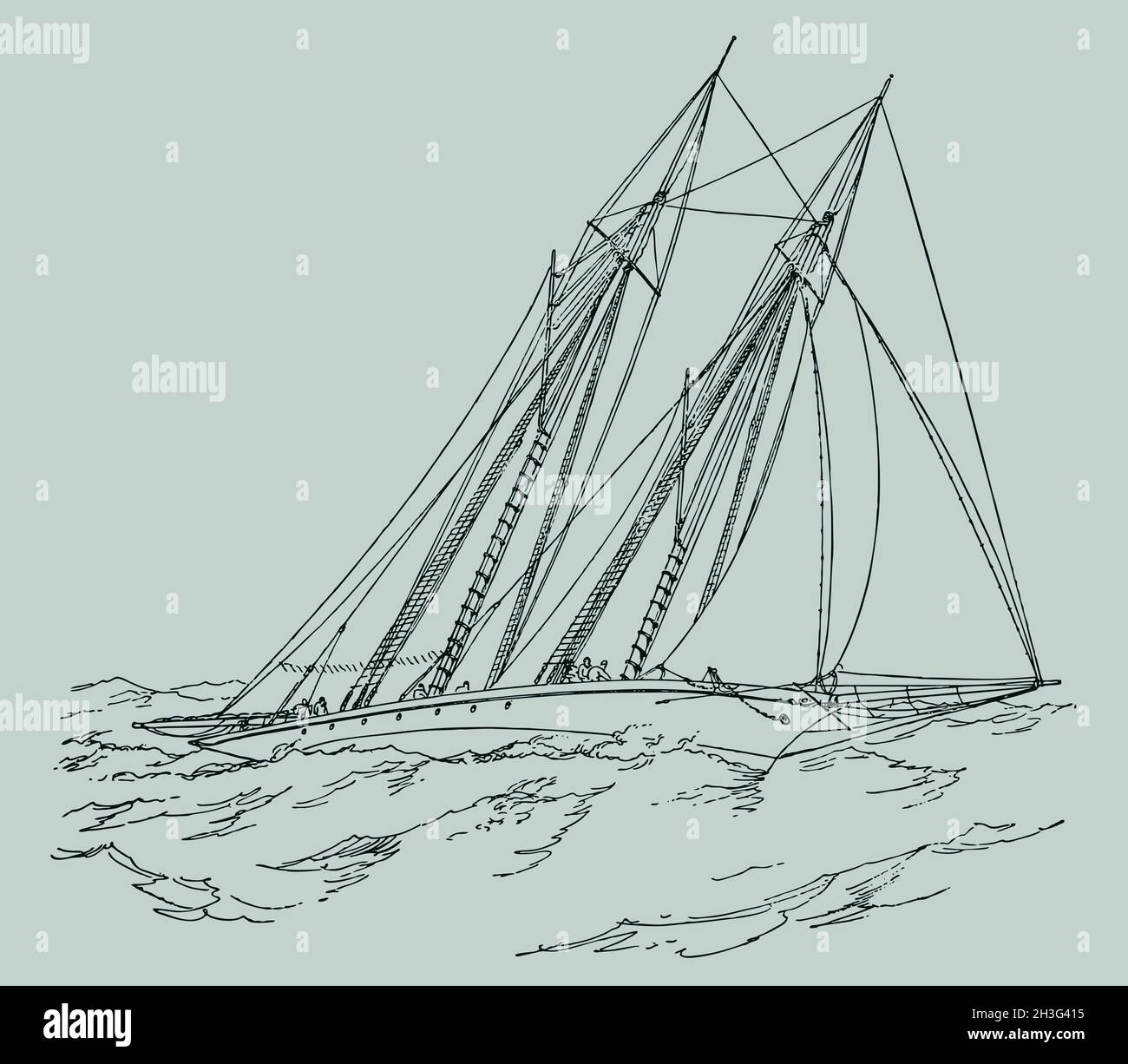 Slanted boat Stock Vector Images - Alamy