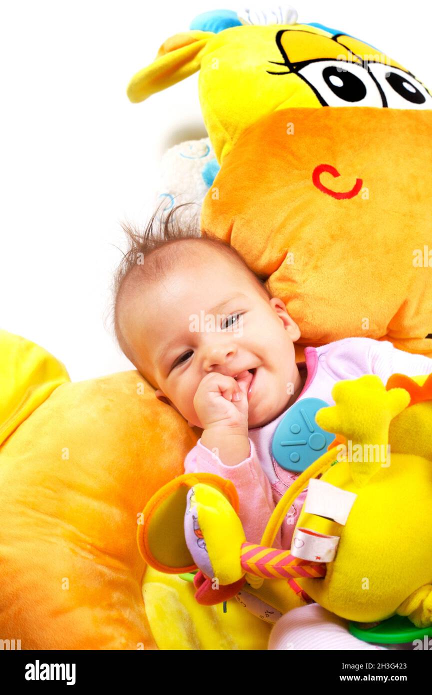 8 months old baby Stock Photo - Alamy