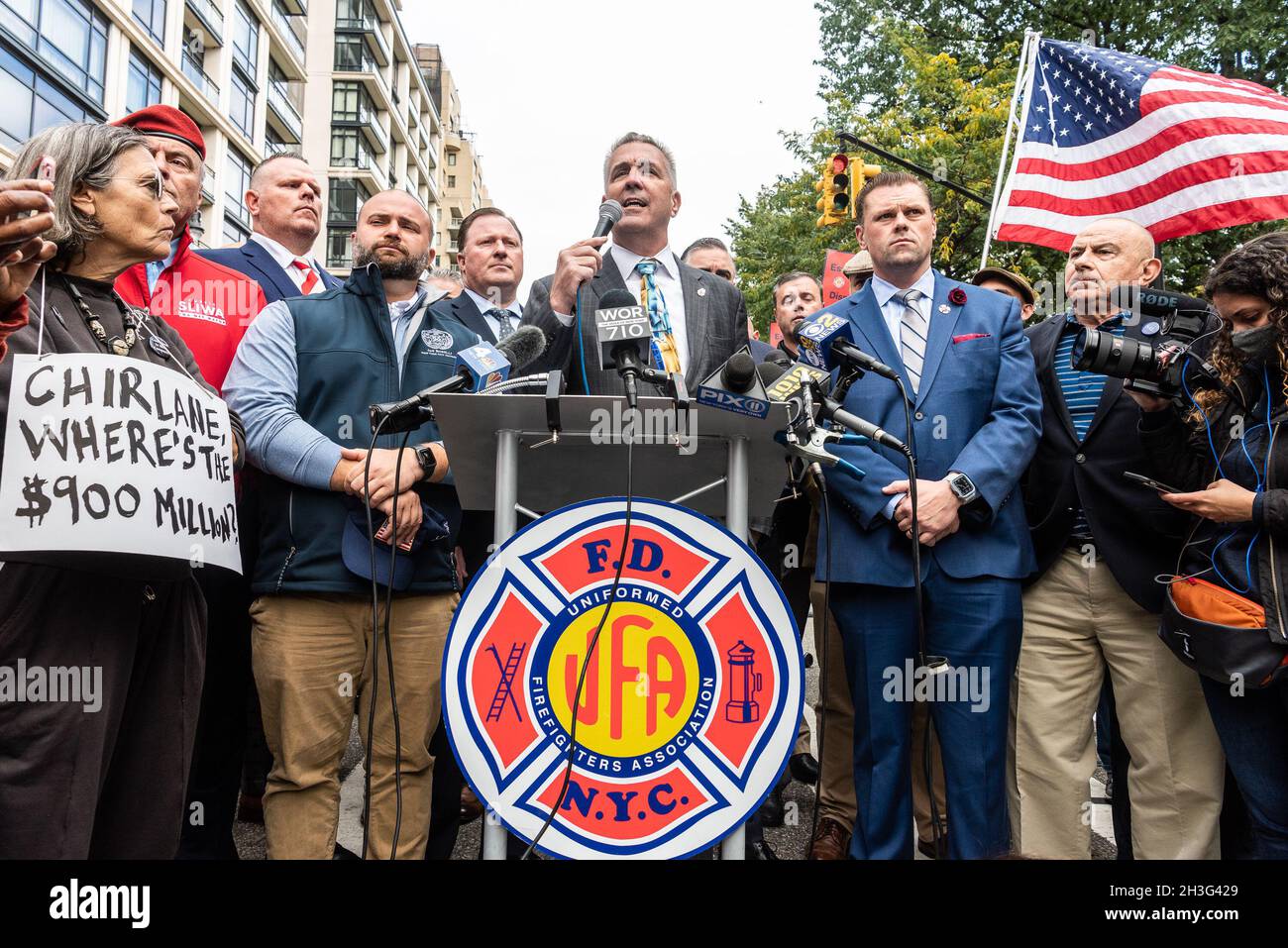 James McCarthy, President of the FDNY-Uniformed Fire Officers ...