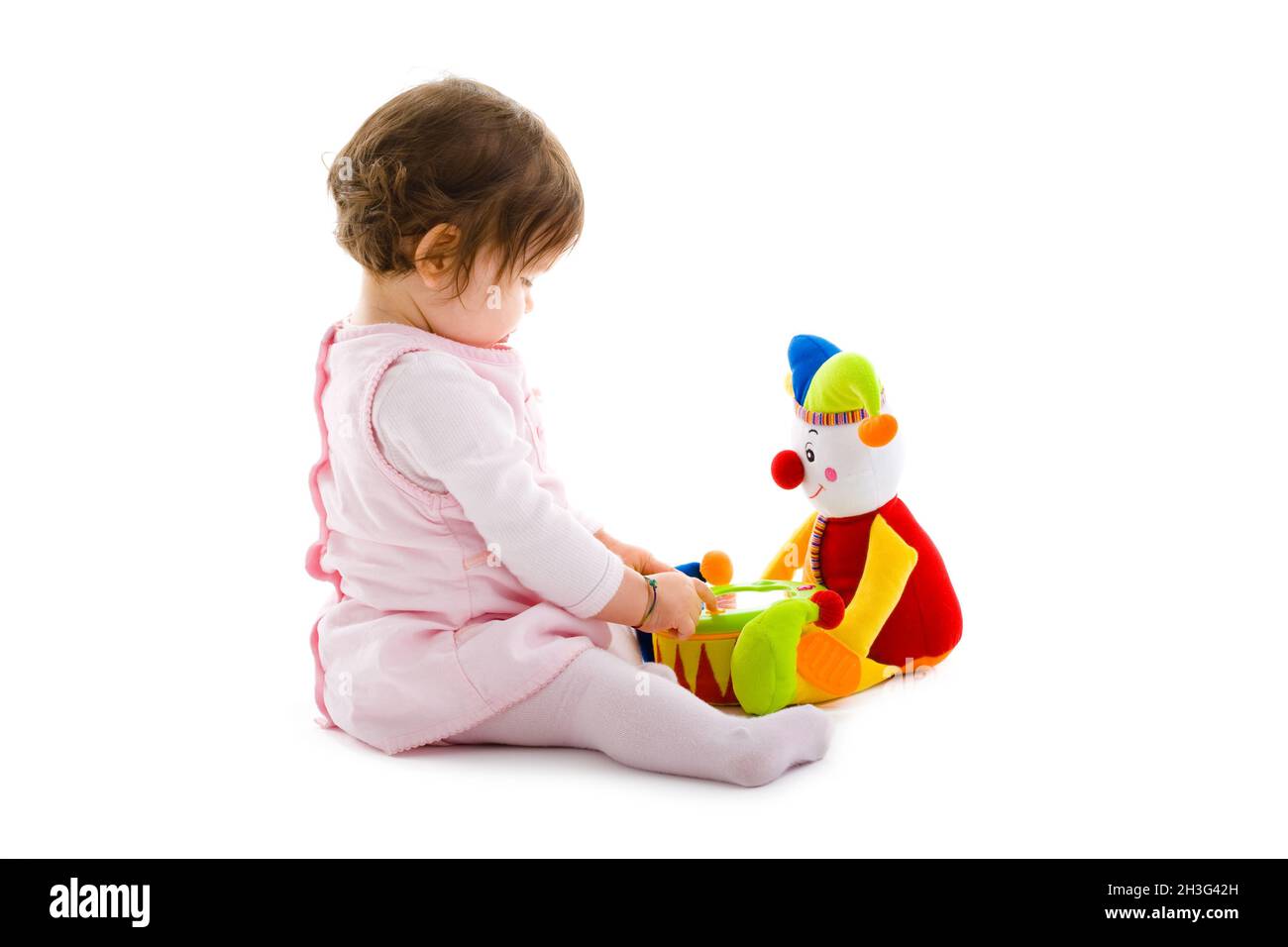 Baby playing cutout Stock Photo - Alamy