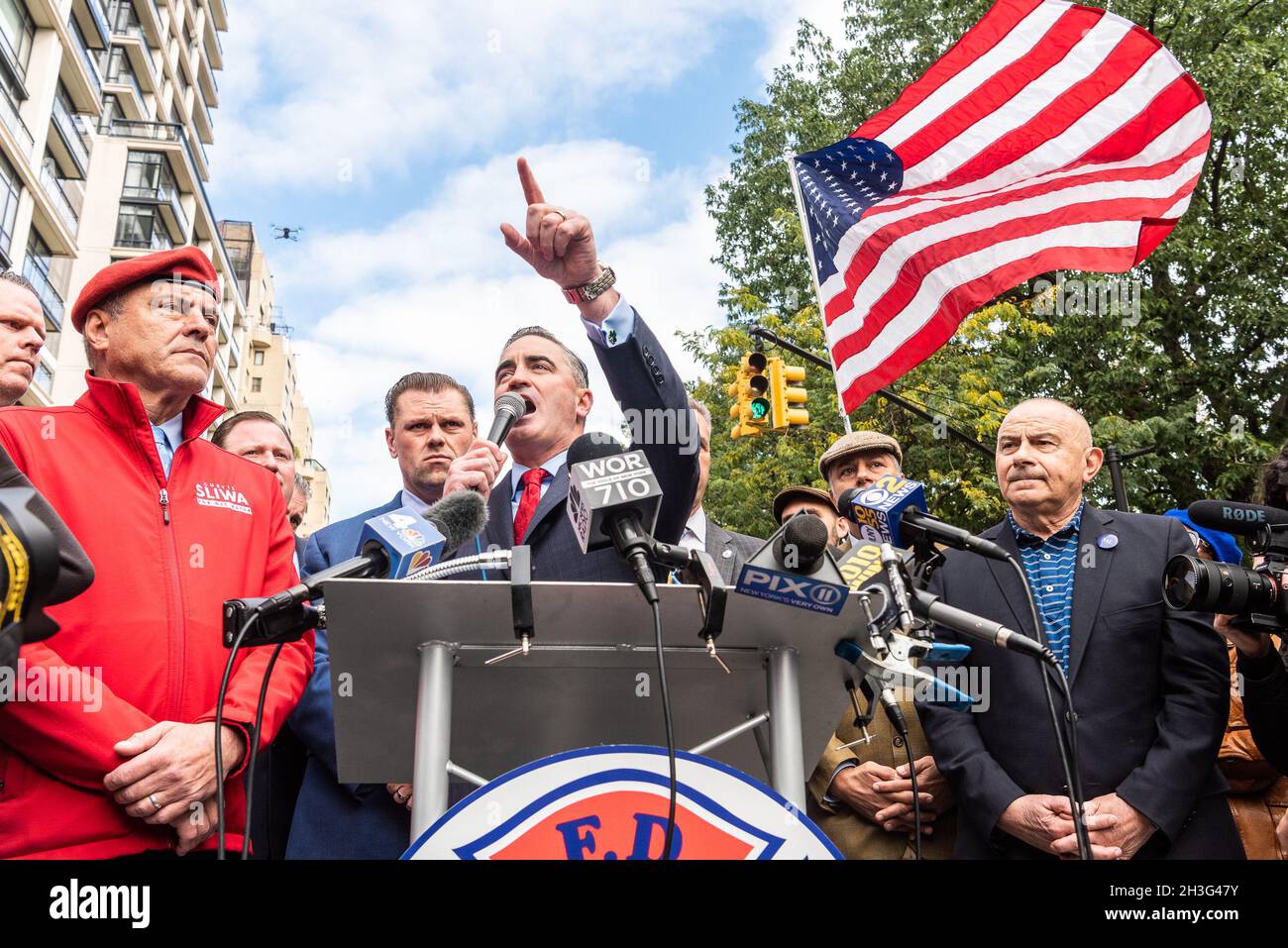 President of the fdny uniformed fire officers association hi-res stock ...