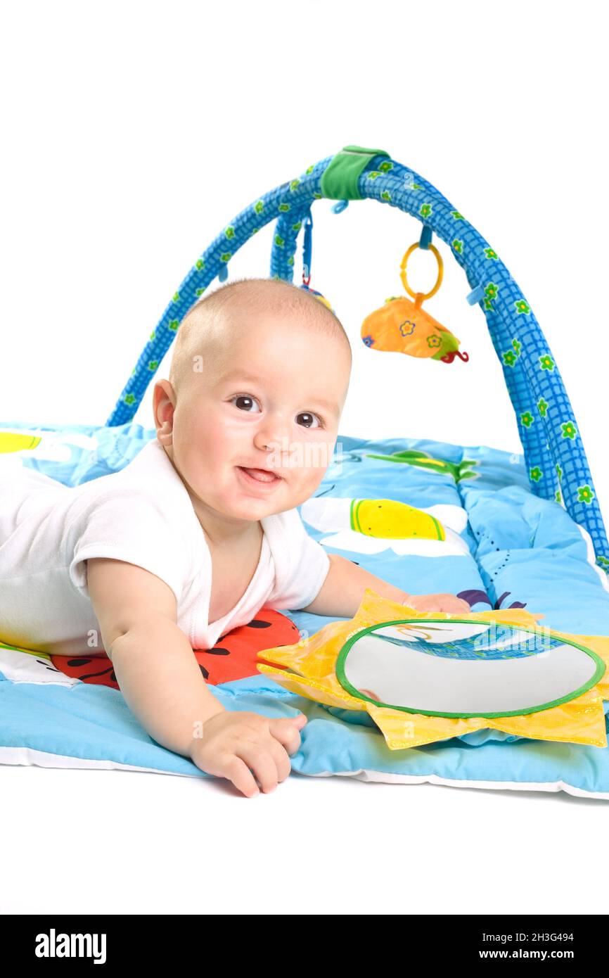 Baby gym isolated Stock Photo - Alamy