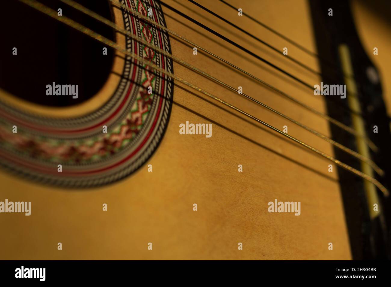Guitar detail sunburst hi-res stock photography and images - Alamy