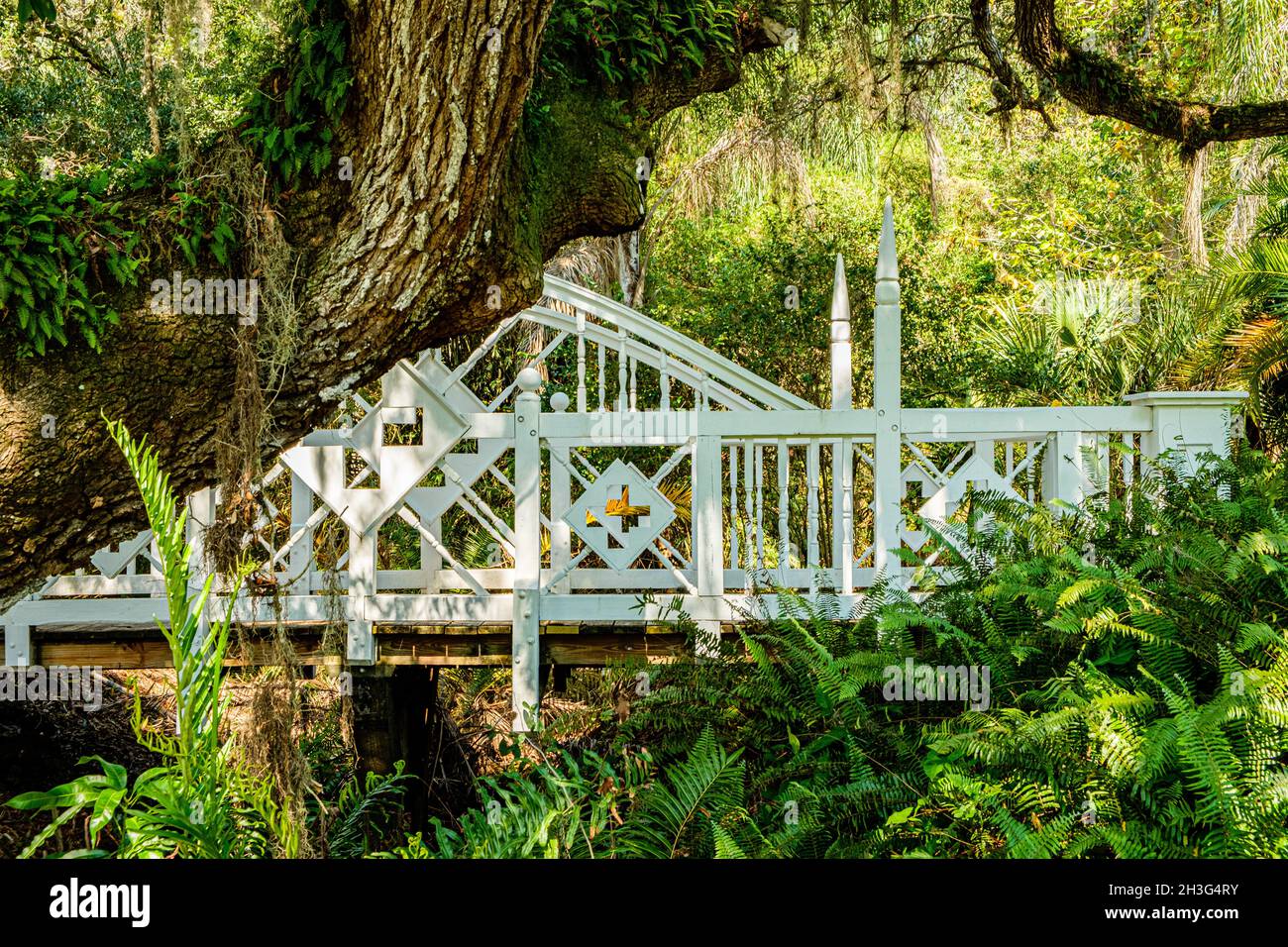 Victorian Bridge, Koreshan State Park, Corkscrew Road, Estero, Florida ...